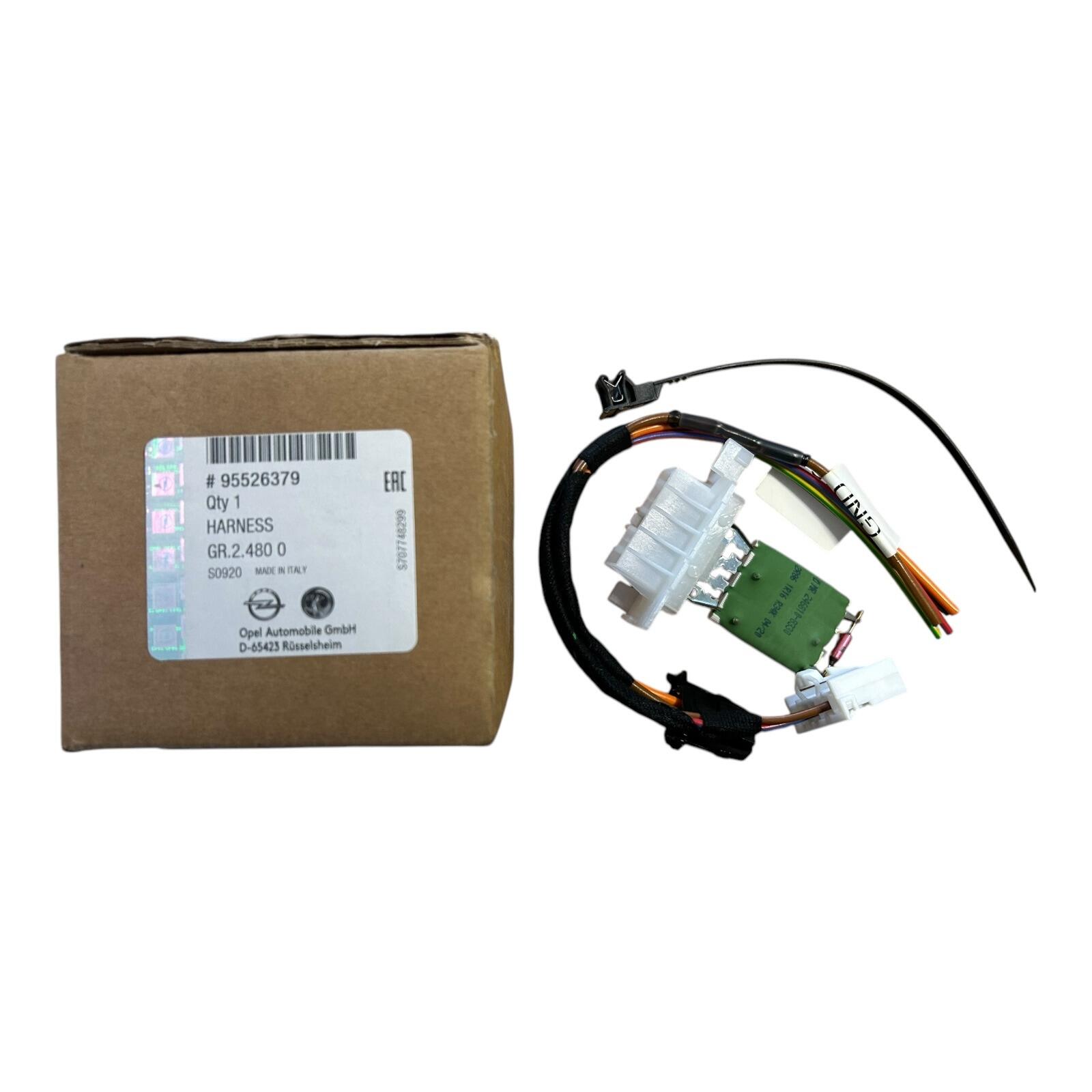 Genuine Vauxhall Corsa D Heater blower resistor repair kit 95526379