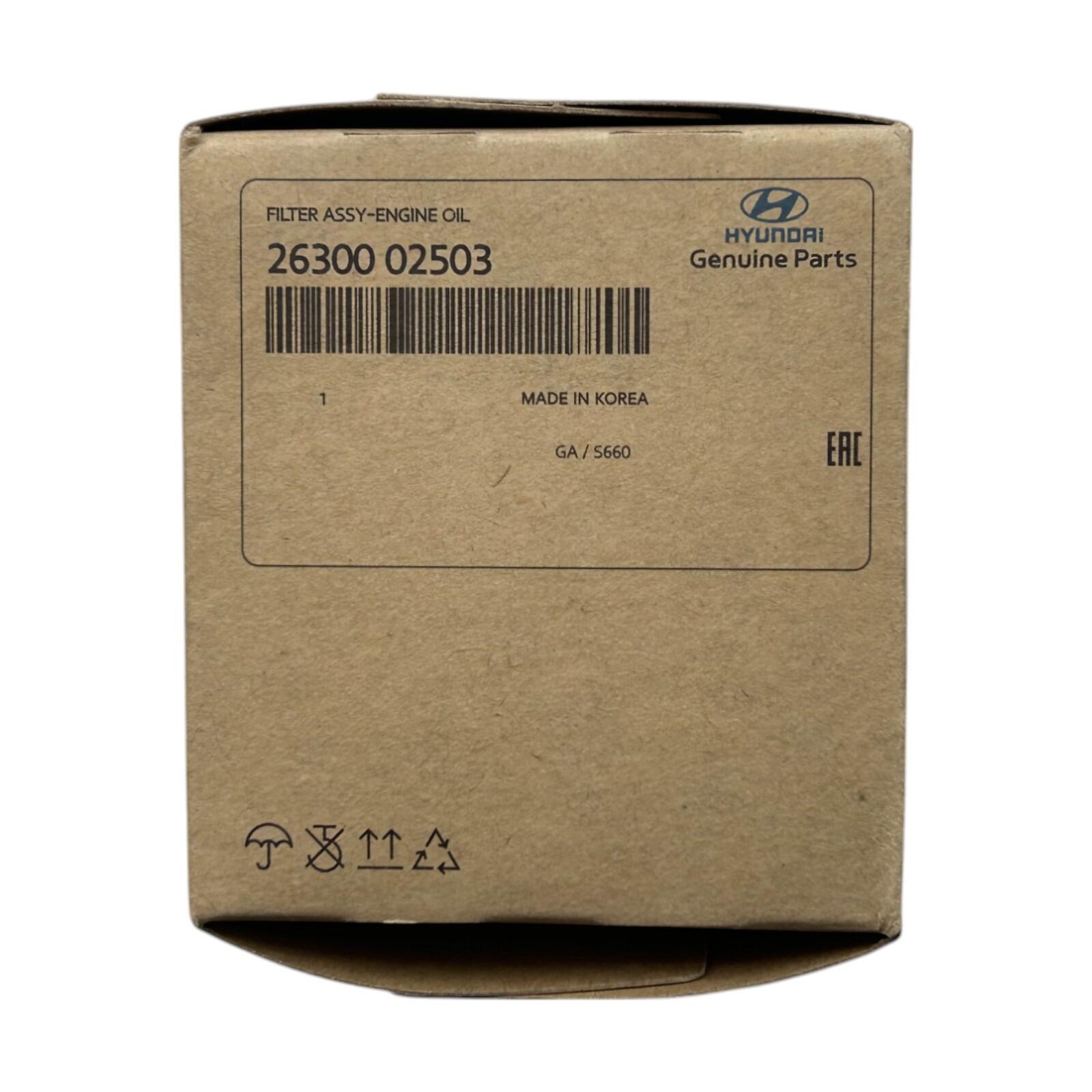 Genuine Hyundai Service kit includes air, pollen, and oil filter SK15B026