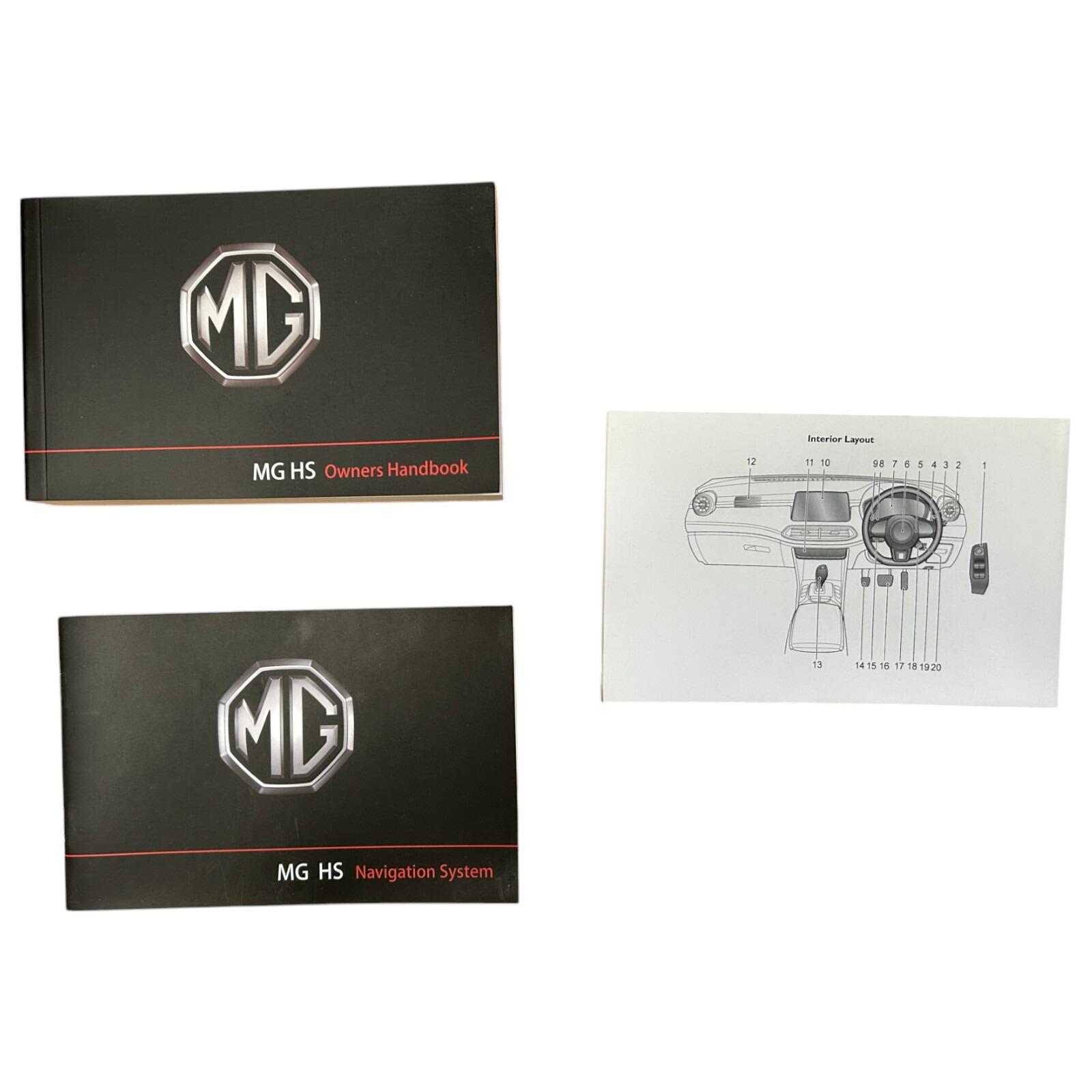 Genuine MG HS Book includes owners manual and wallet GFN2