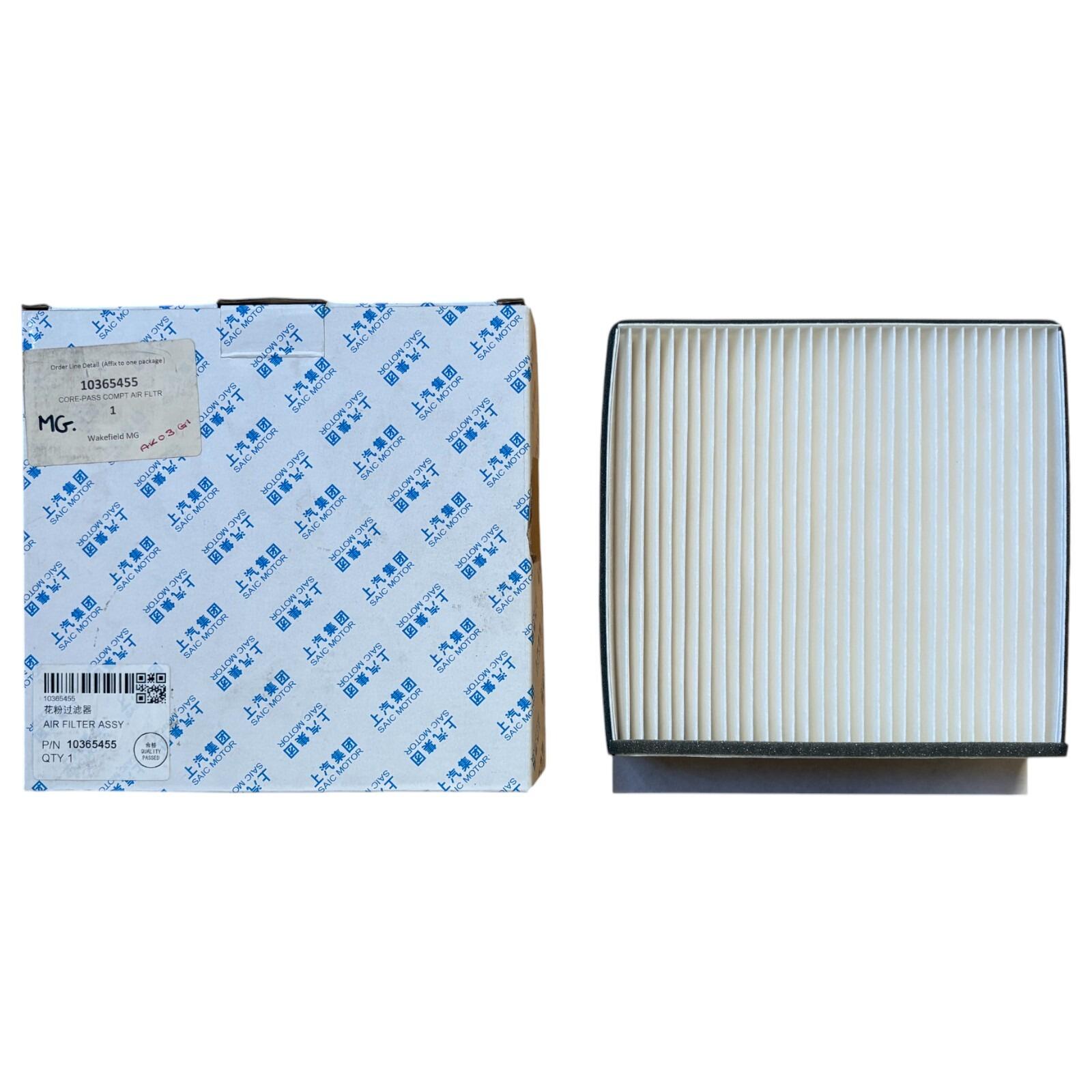 Genuine MG ZS Pollen filter 10365455