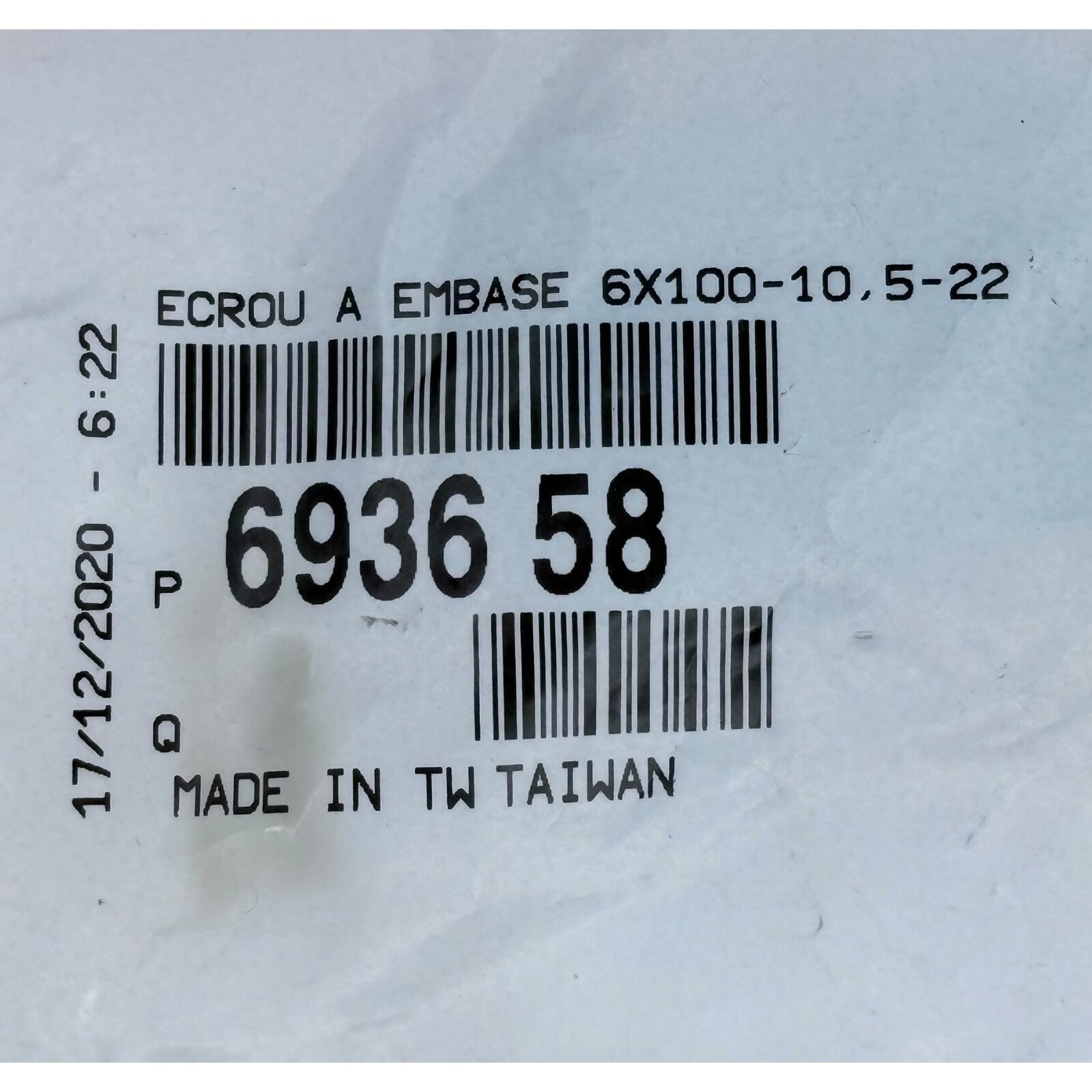 PSA Citroen Peugeot Nut with base 6x100-10,5-22 | 693658 ...