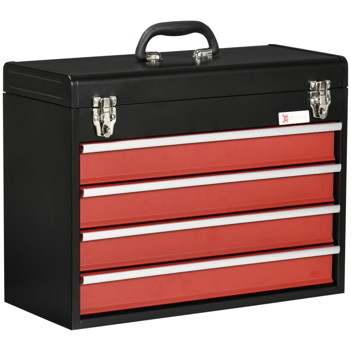 4 Drawer Tool Chest Lockable Tool Box w/ Ball Bearing Runners ...