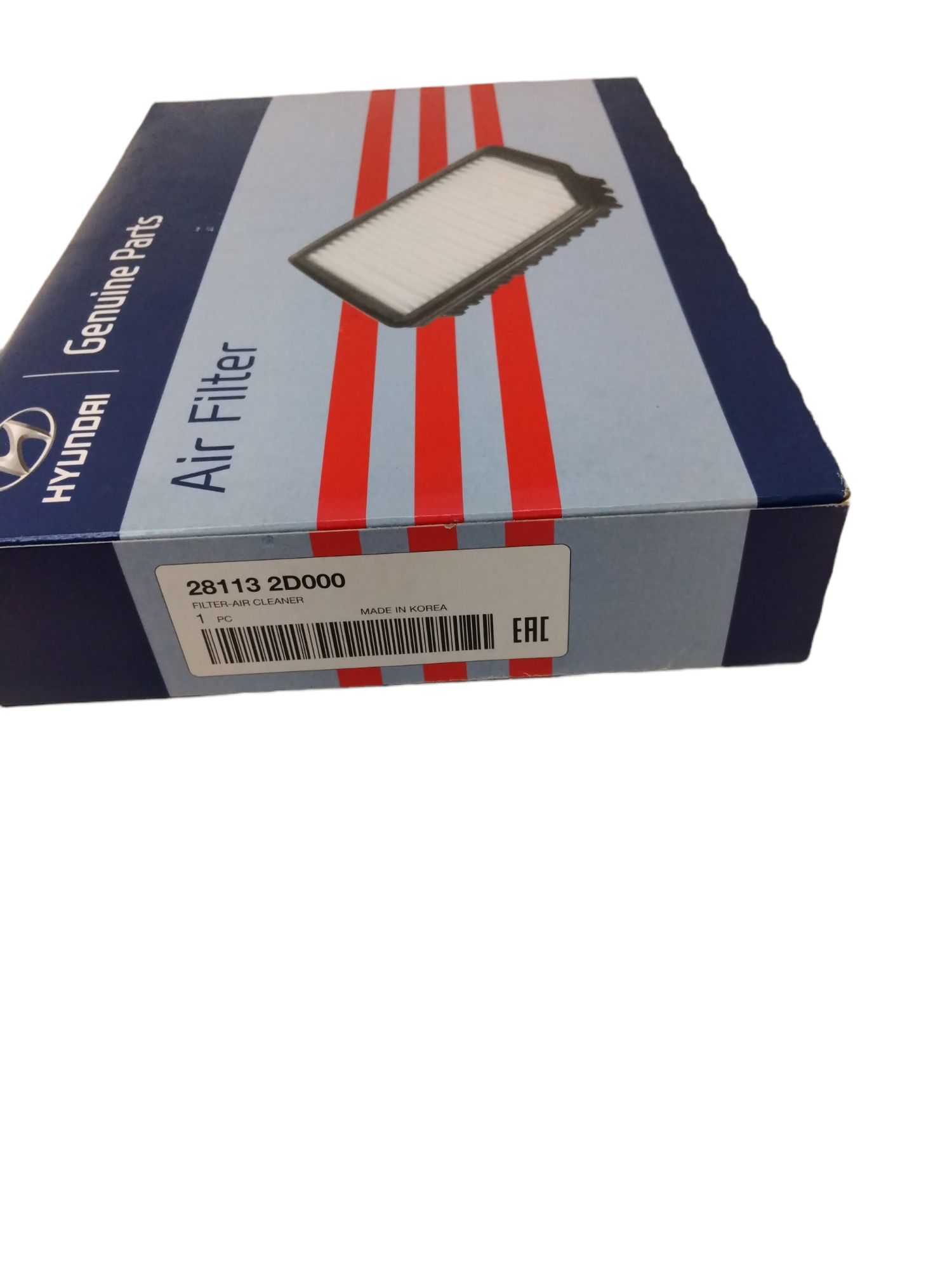 Genuine Hyundai Air Filter 281132D000 For Elantra / Matrix / Kia Cerato