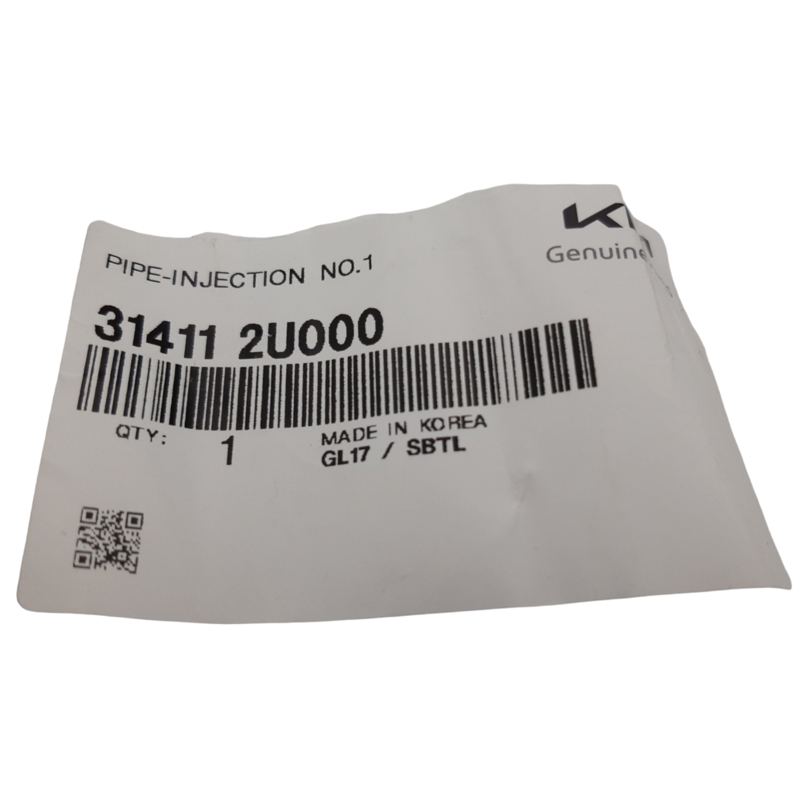 Genuine Kia Pipe-Injection No.1 - K 314112U000 – VIN Required | Genuin