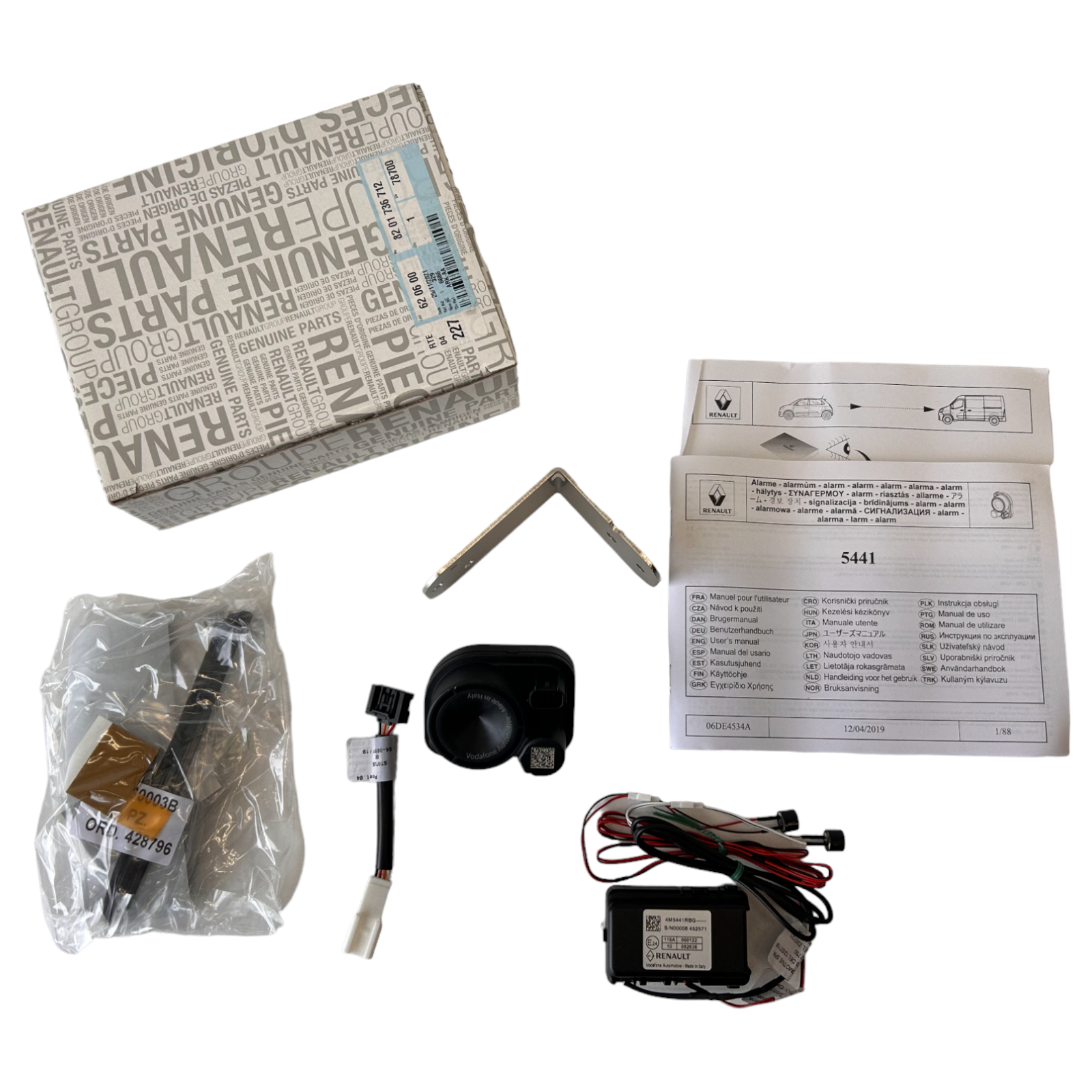 Genuine Renault Arkana (XM3) Anti-theft alarm kit 8201736712