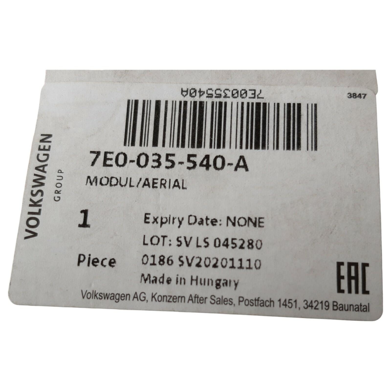 Genuine Volkswagen Transporter T5 Aerial Antenna GPS Module 7E0035540A