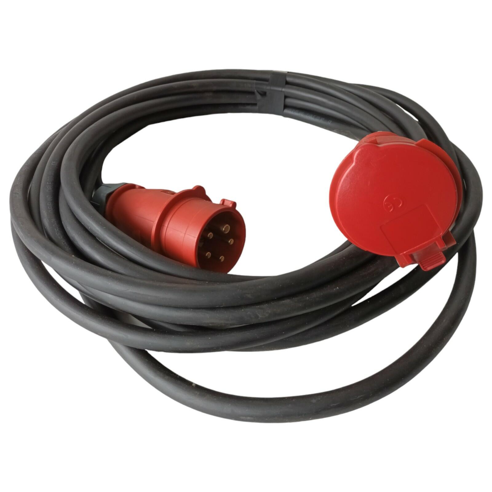 Mennekes 5 Pin Connector Sockets & Cable (approx 11mm) D57399