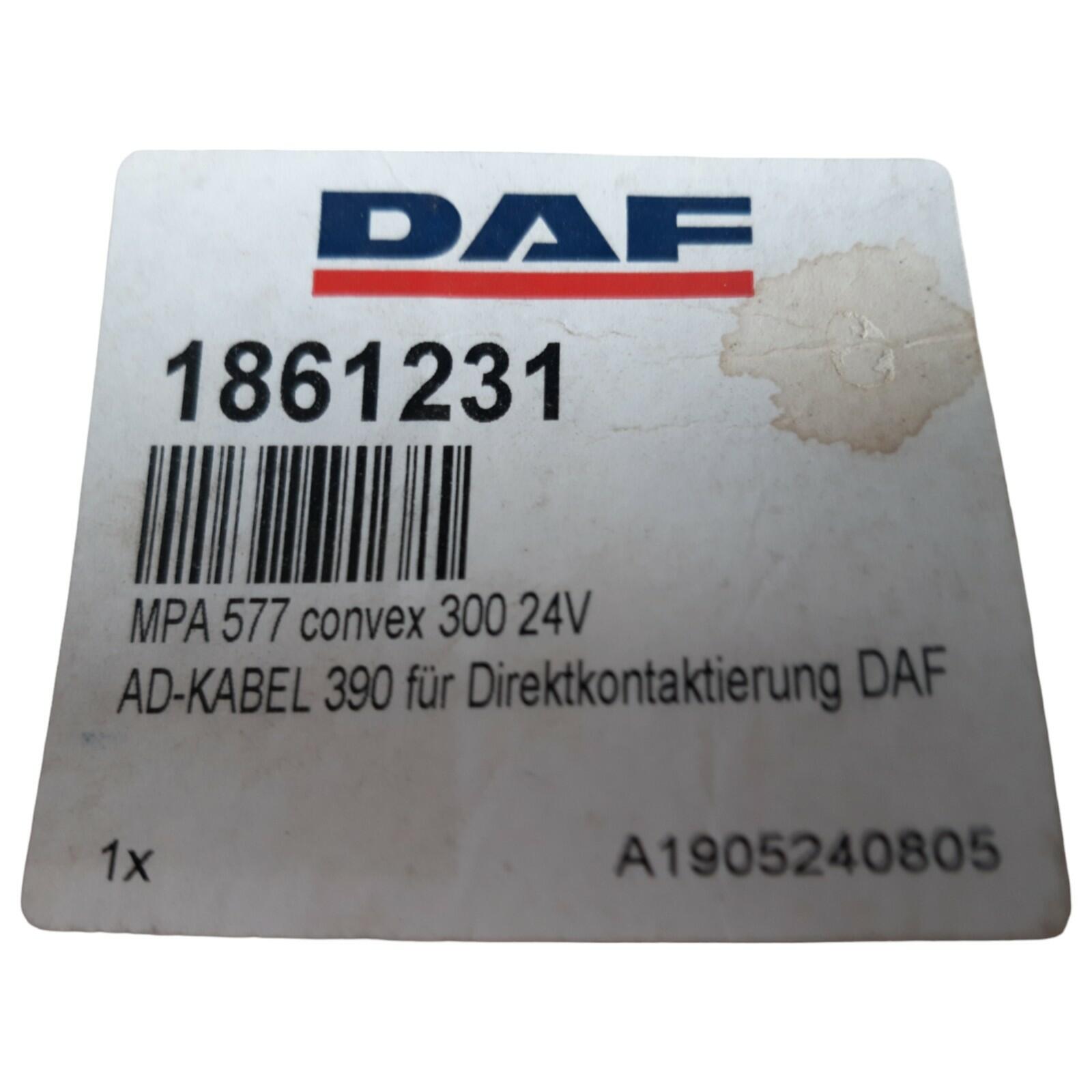 Genuine DAF Wing mirror wiring harness adapter 24V 1861231