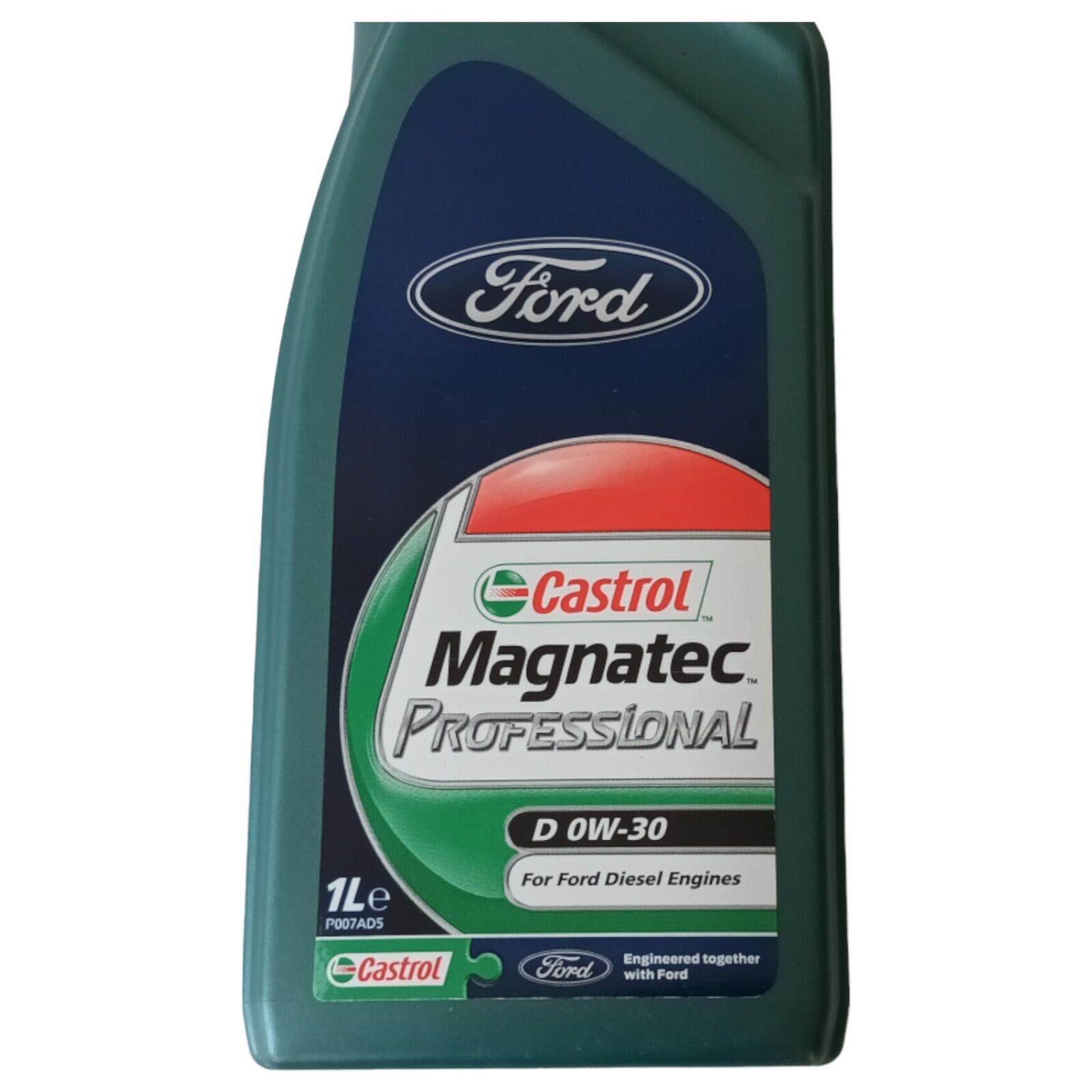 0W30 CASTROL OIL GENUINE FORD 5 LTRS MAGNATEC 4008177080326