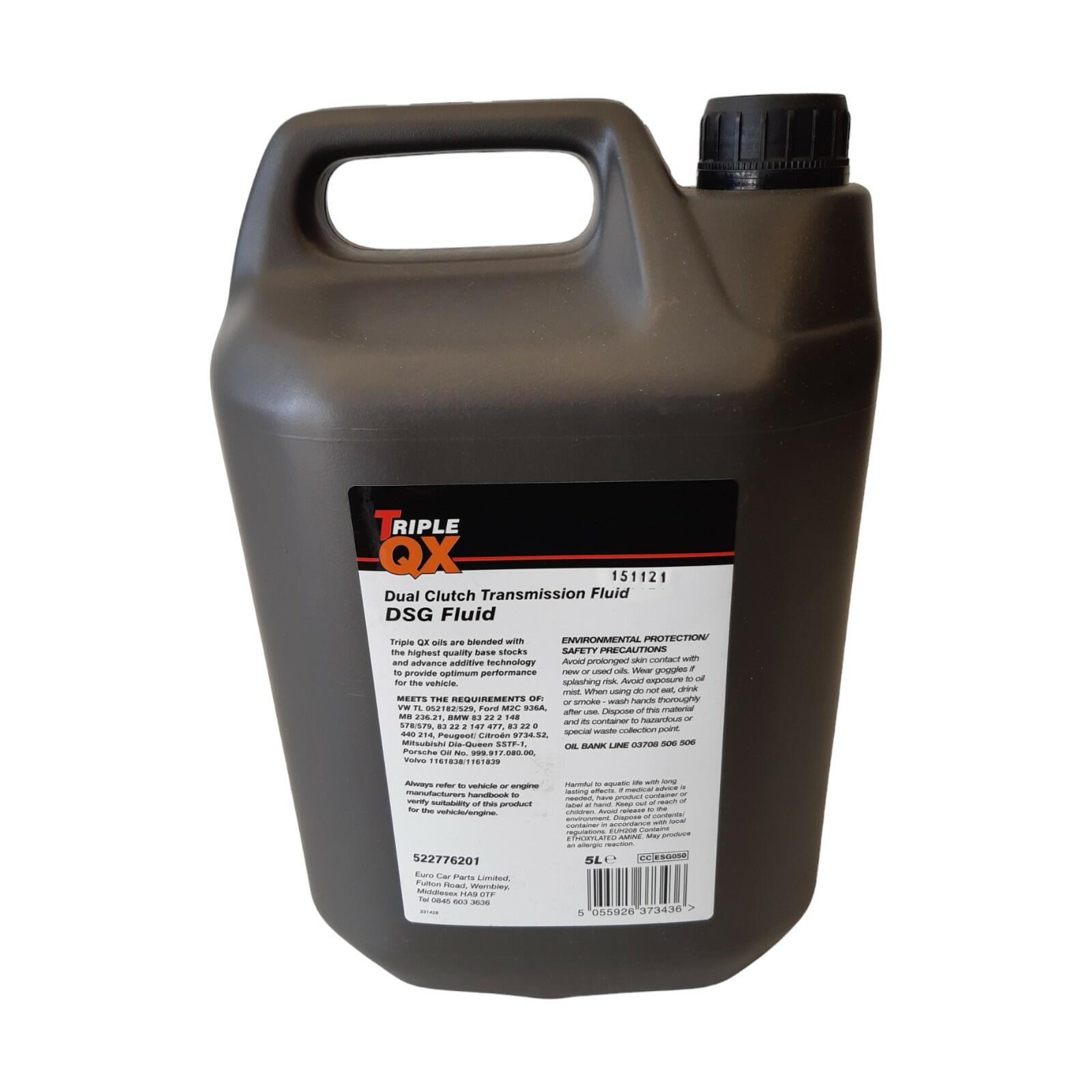 TRIPLE QX Premium Fully Synthetic Transmission DSG fluid 5LT 522776201