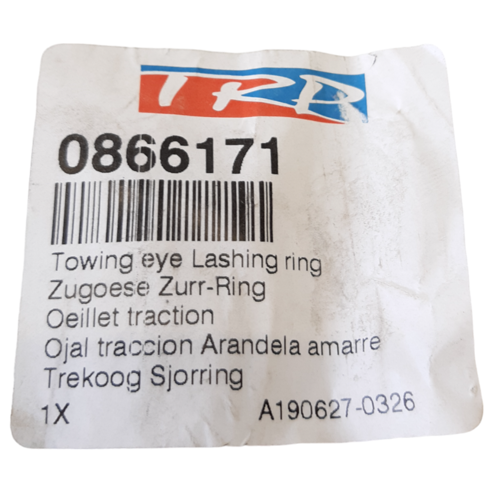 TRP Lashing Eye 500kg Zinc Plated 0866171 | Genuine OEM Part