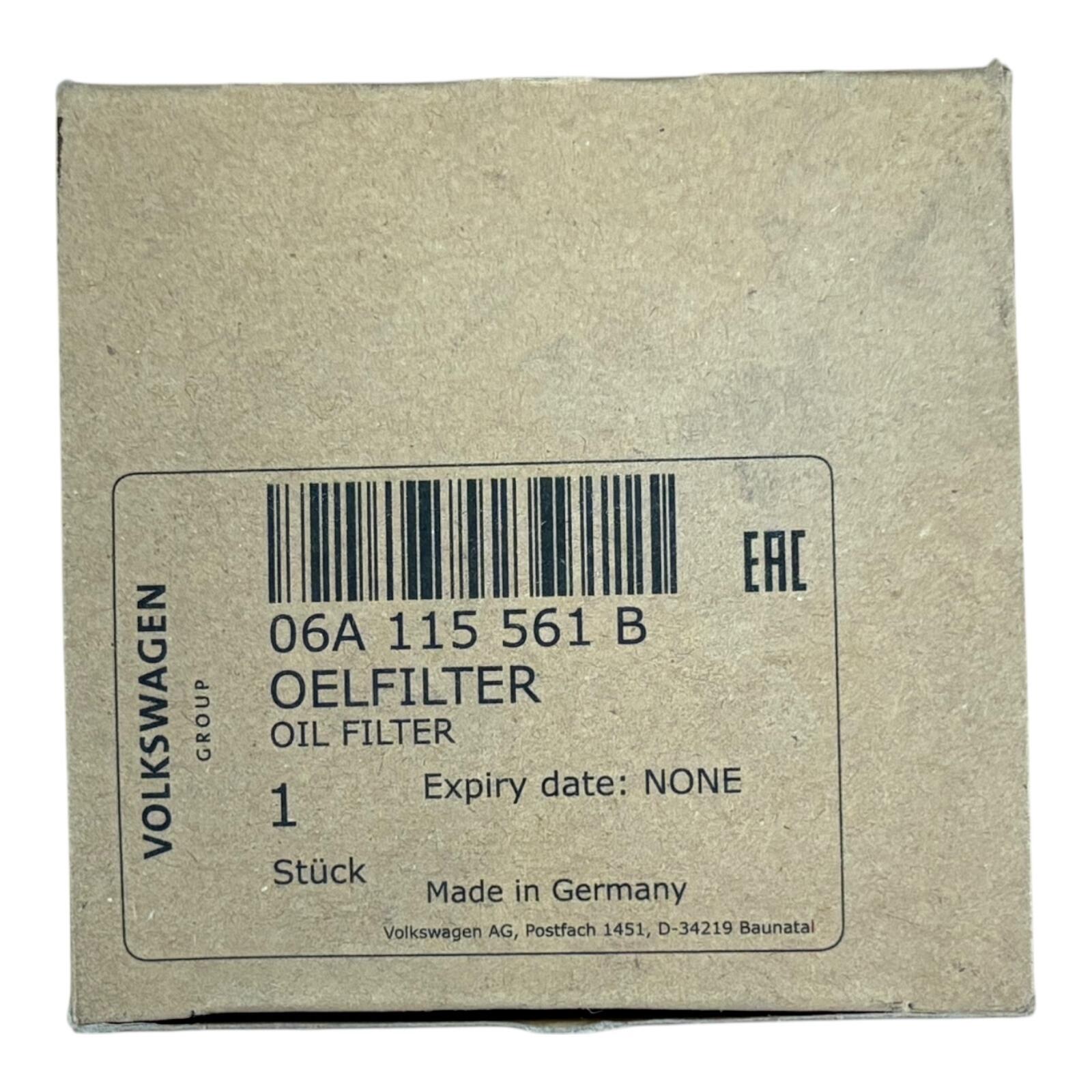 Genuine Audi SEAT Skoda Volkswagen Oil filter 06A115561B