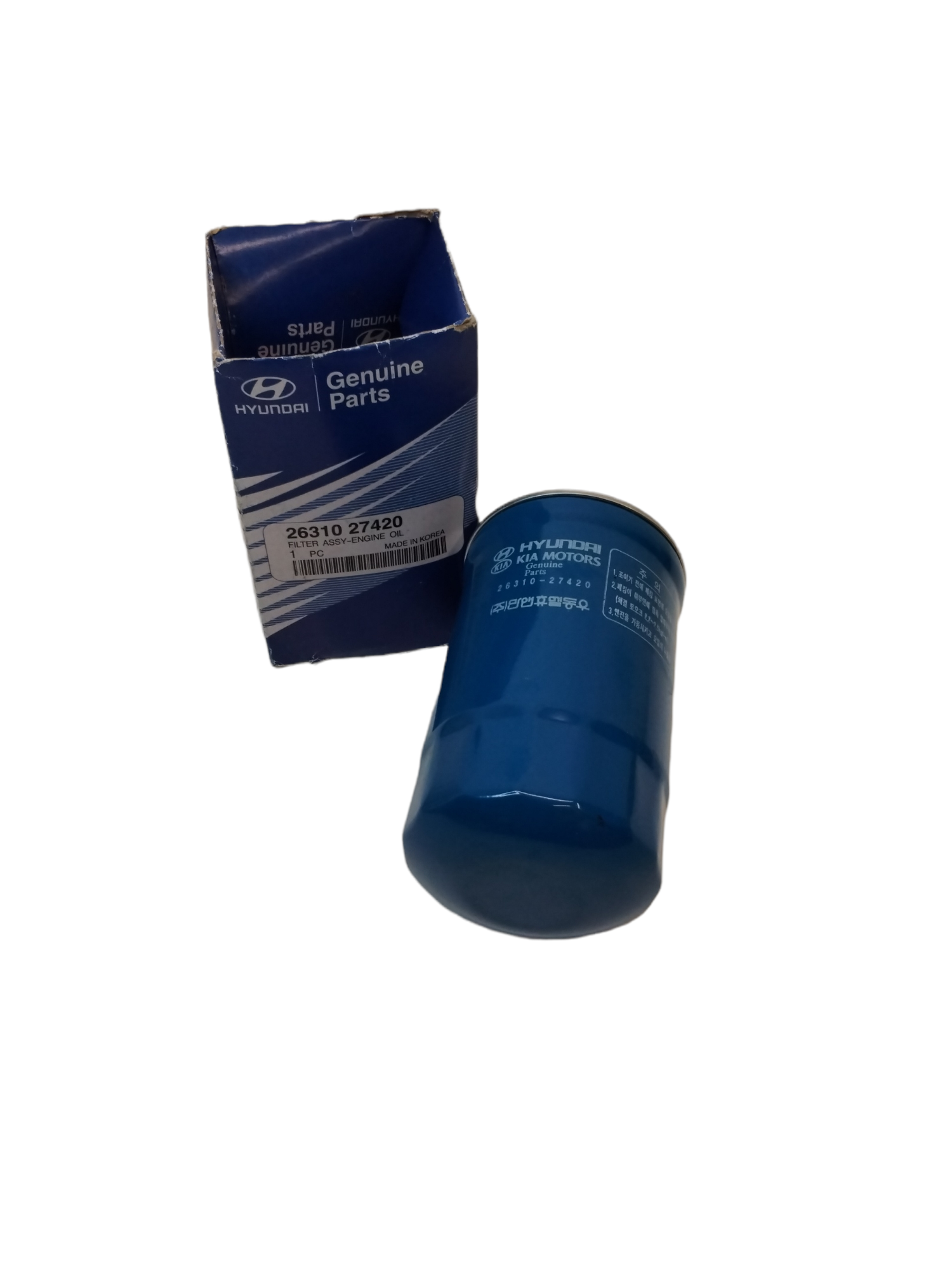 Genuine Hyundai Oil Filter 2631027420 – VIN Required