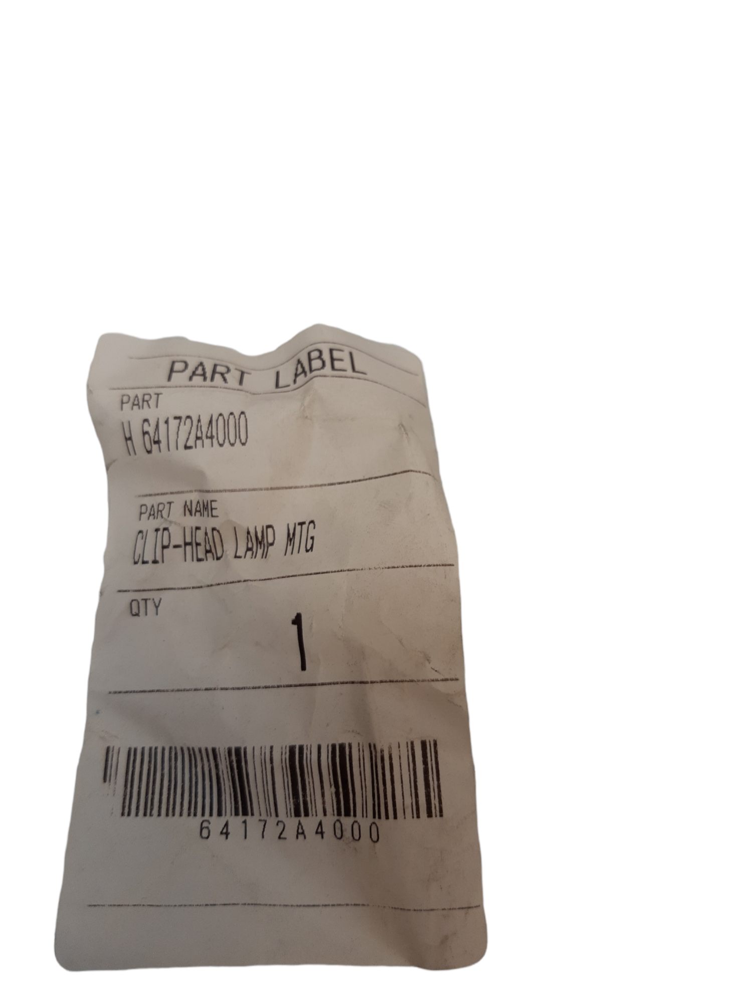 Genuine KIA Sportage Headlamp Mounting Clip 64172A4000