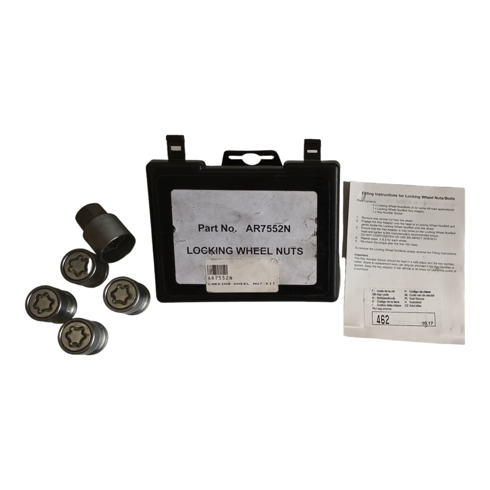SsangYong | Locking Wheel Nut Kit | AR7552N | GFN Parts