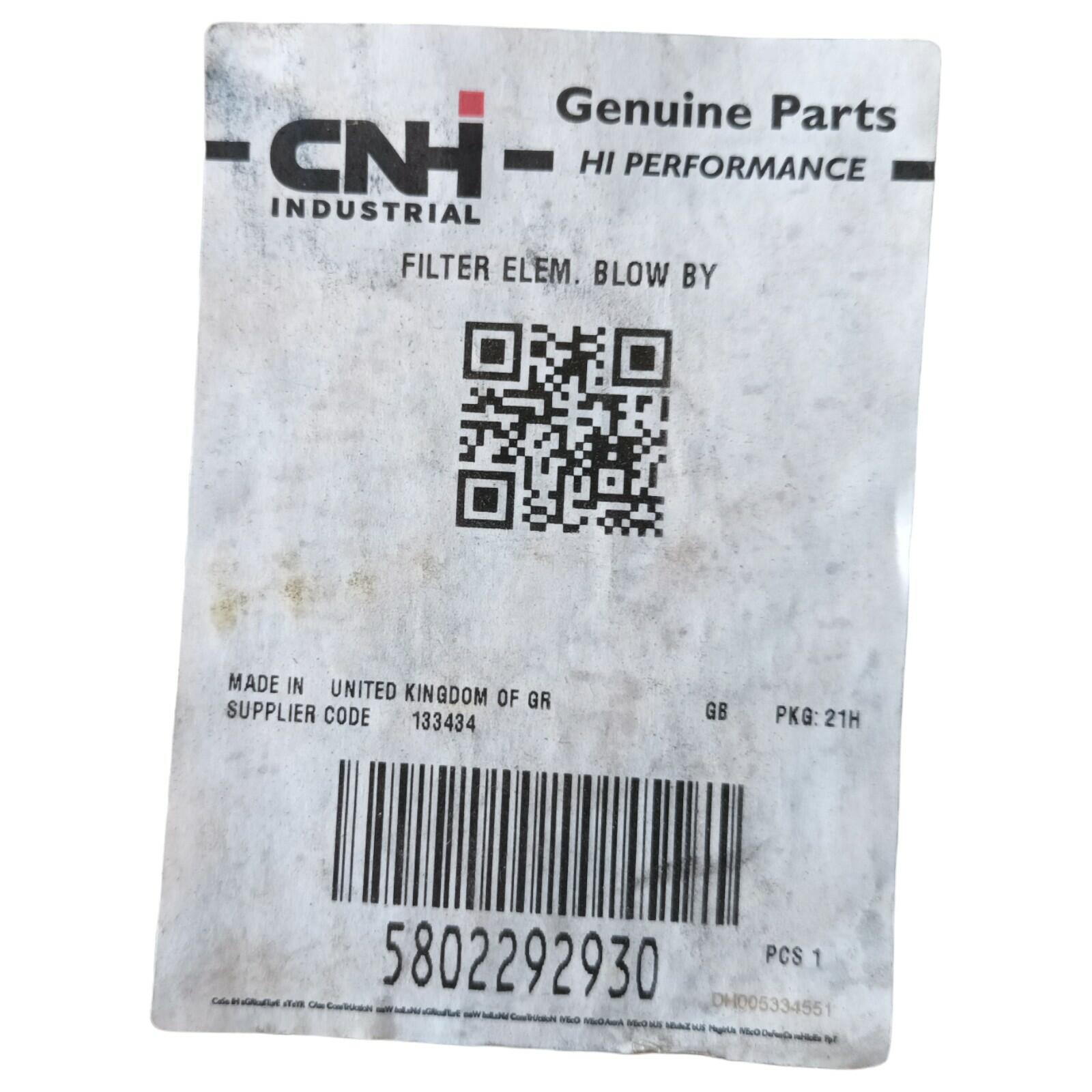 CNH Industrial | Breather Filter | 5802292930 | For Iveco Eurocargo ...