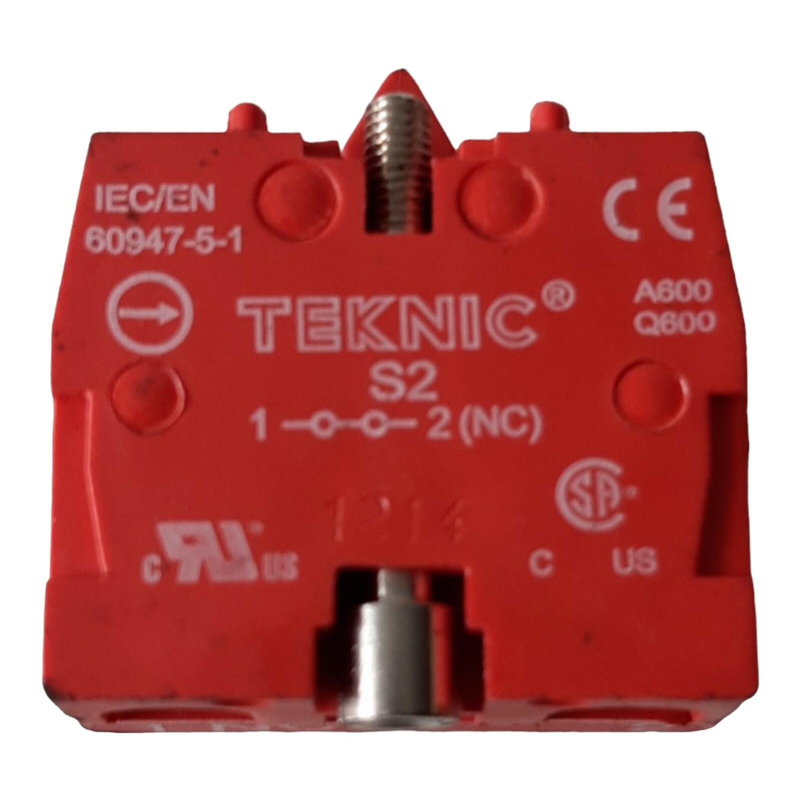 Teknic Mushroom actuator (stop button) 2AML4 – VIN Required | Genuine