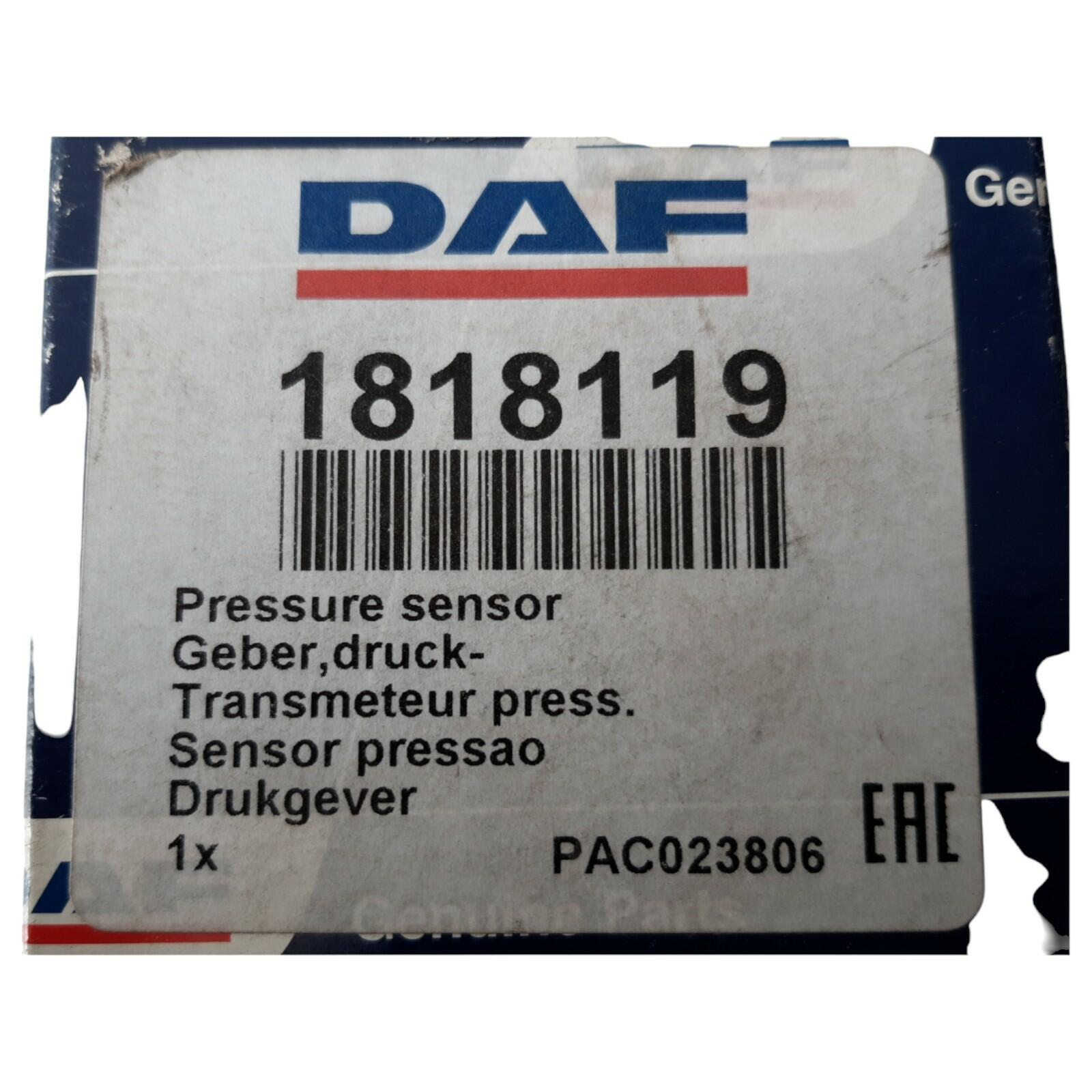 Genuine DAF DPF Pressure Sensor 1818119