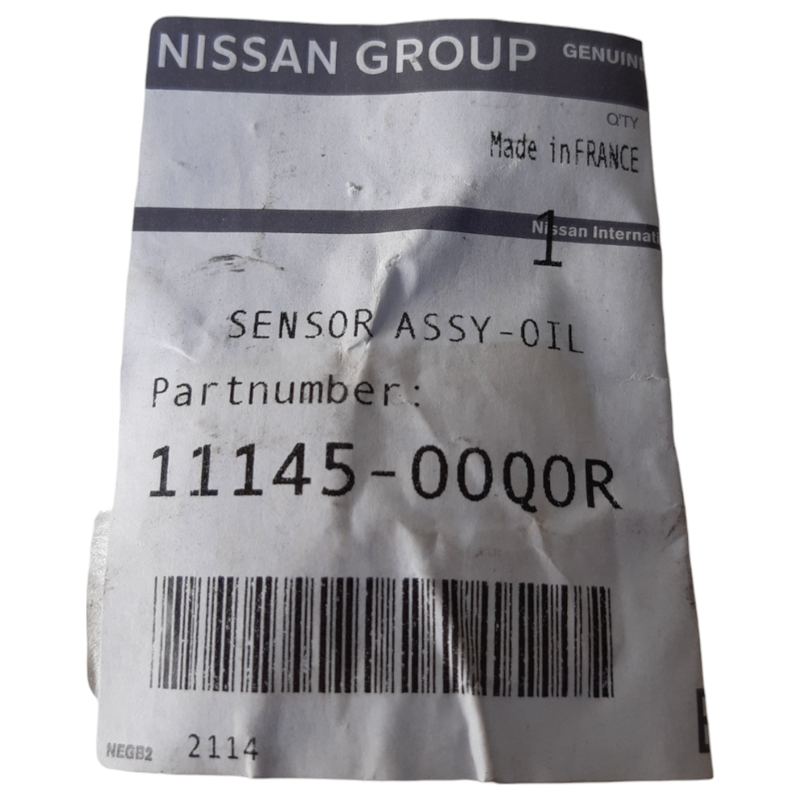 Nissan | Oil Level Sensor Assembly | 1114500Q0R | GFN Parts