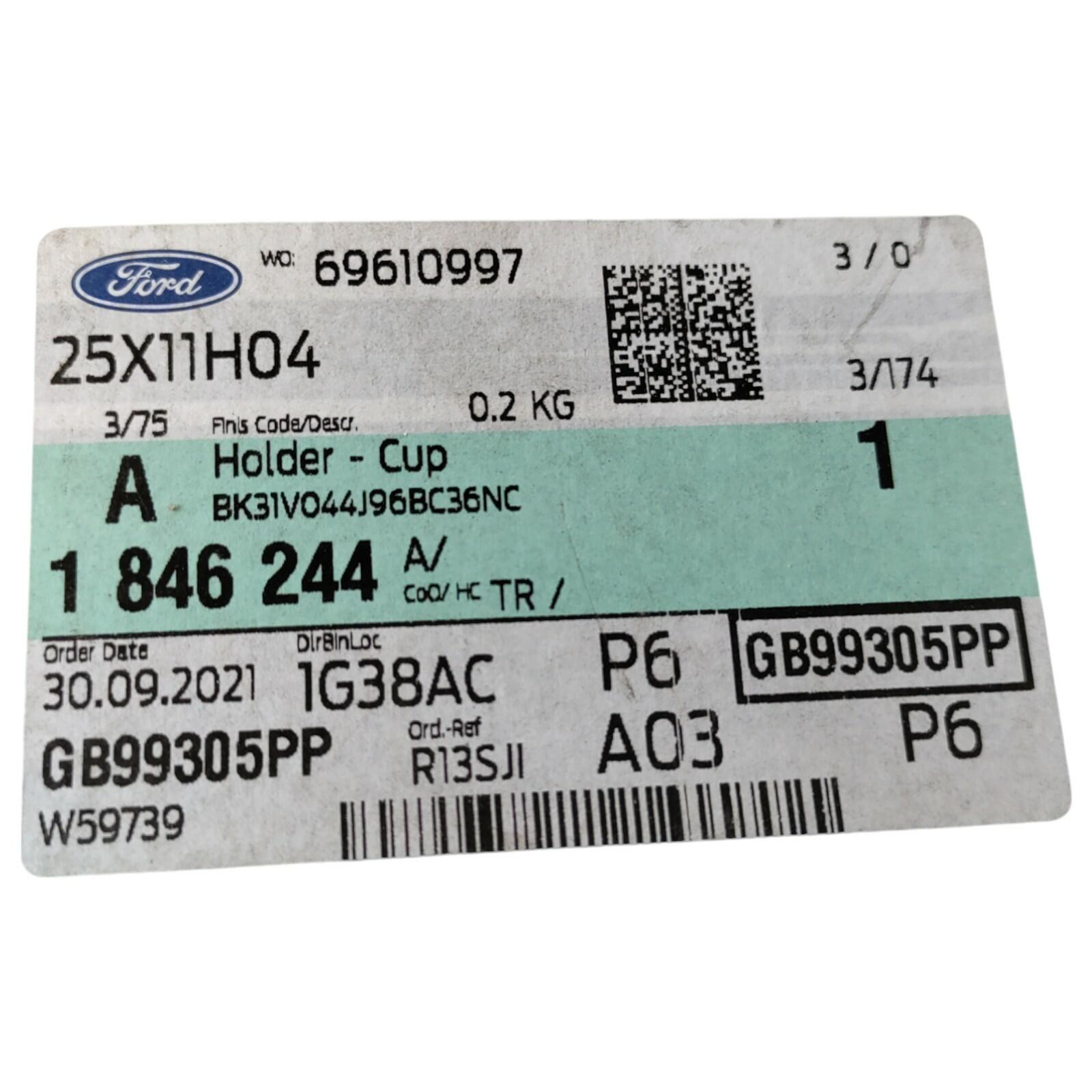 Genuine Ford Transit (TTG) RH OS Cup Holder (pewter) 1846244