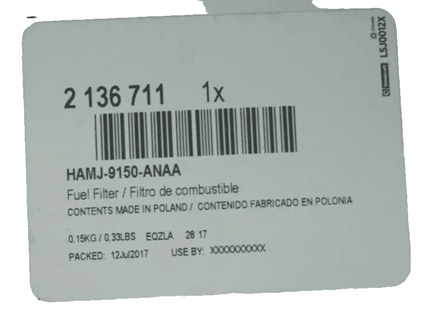 Omnicraft | Fuel Filter | 2136711 | For Ford / Volvo | GFN Parts