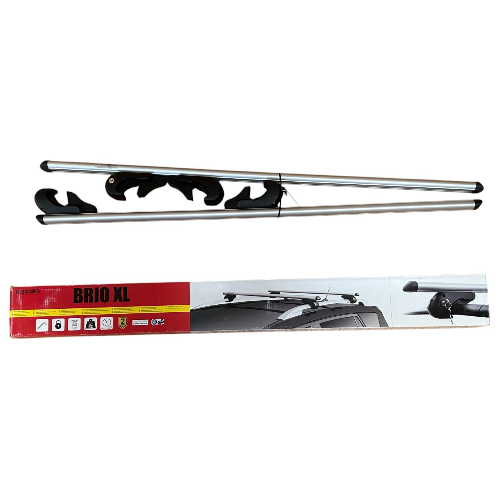 Menbo Brio XL Lockable aluminium roof bars 135cm Eagle1350 – VIN Requi