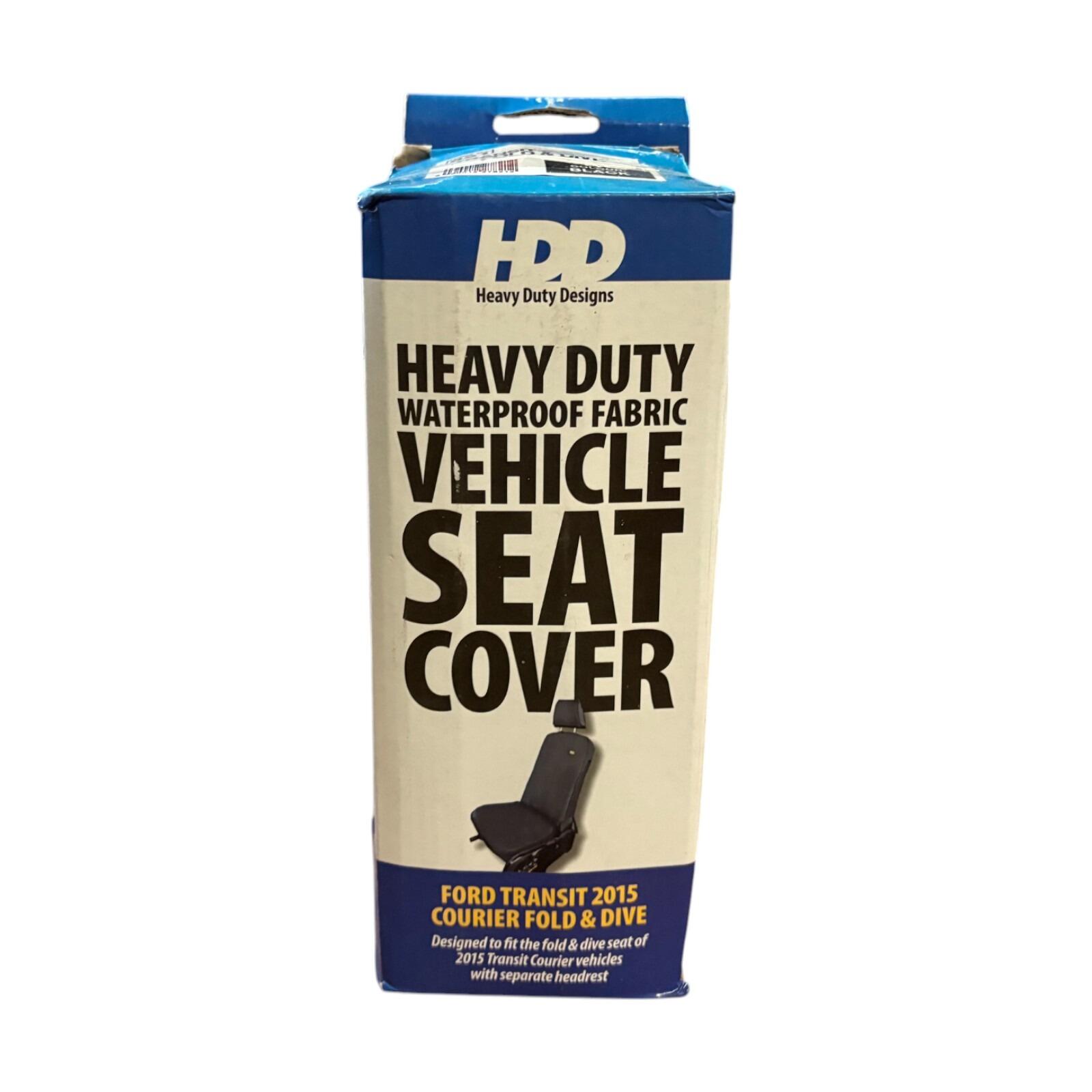 HDD | Black Fold And Dive Seat Cover | 821 | For Ford Transit Courier ...