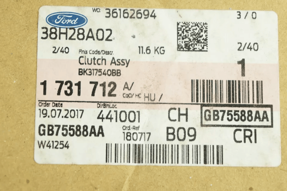 Ford Transit TT9 & TTG | Clutch Repair Kit | 1731712 | GFN Parts