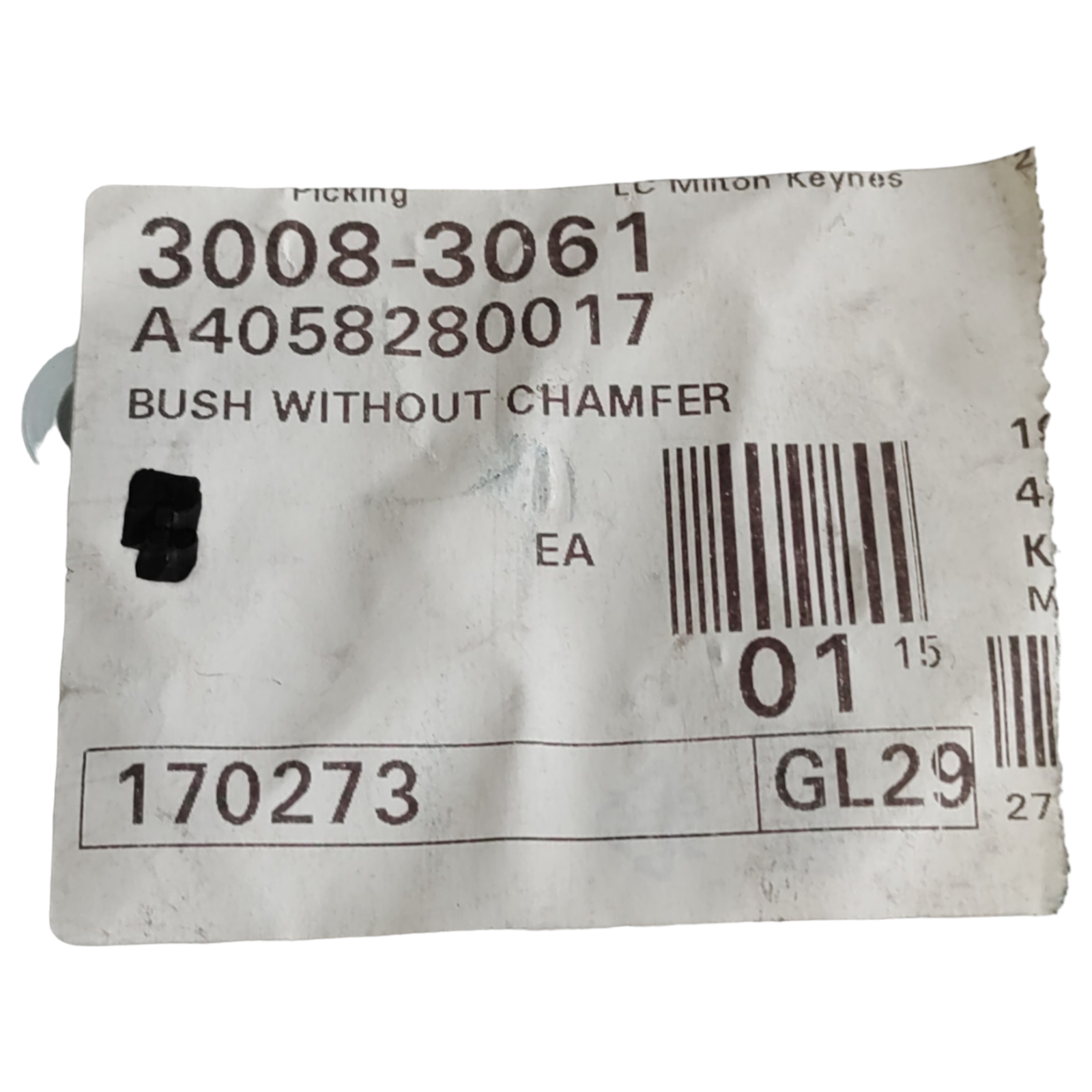Genuine Mercedes Bush without chamfer A4058280017