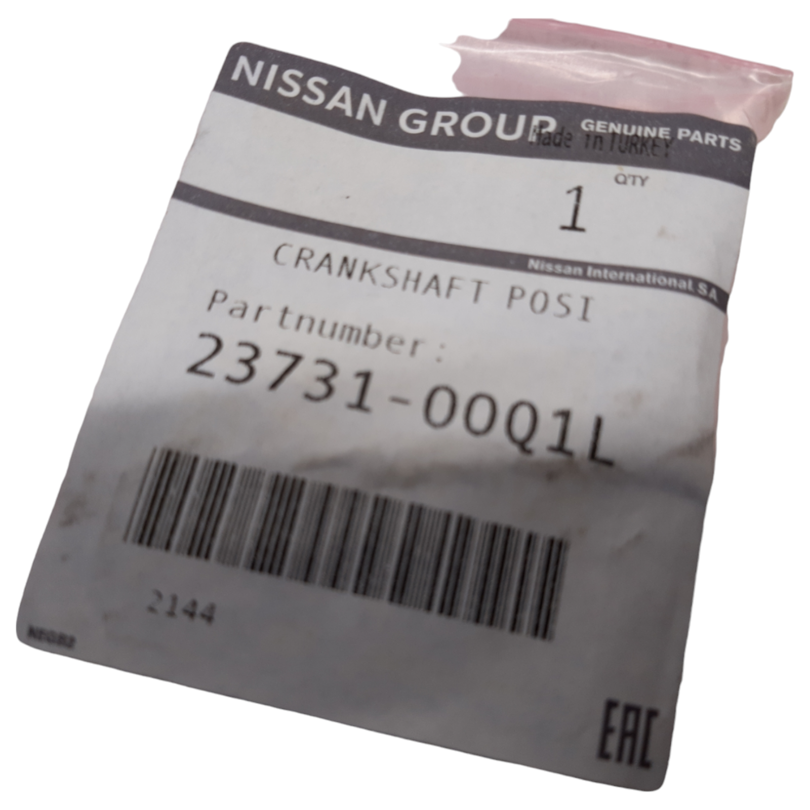 Genuine Nissan Crankshaft position sensor 2373100Q1L