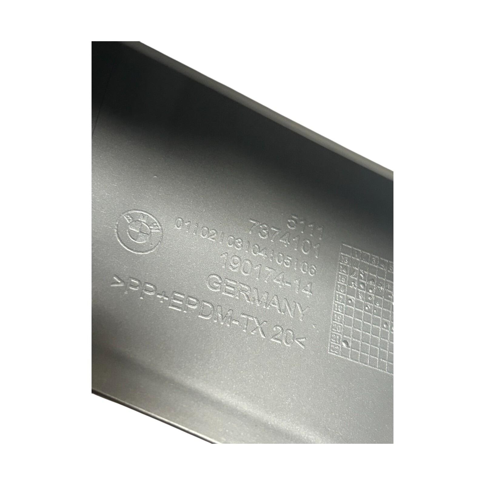 Genuine BMW X1 (E84) Front bumper trim (silver) 51117374101