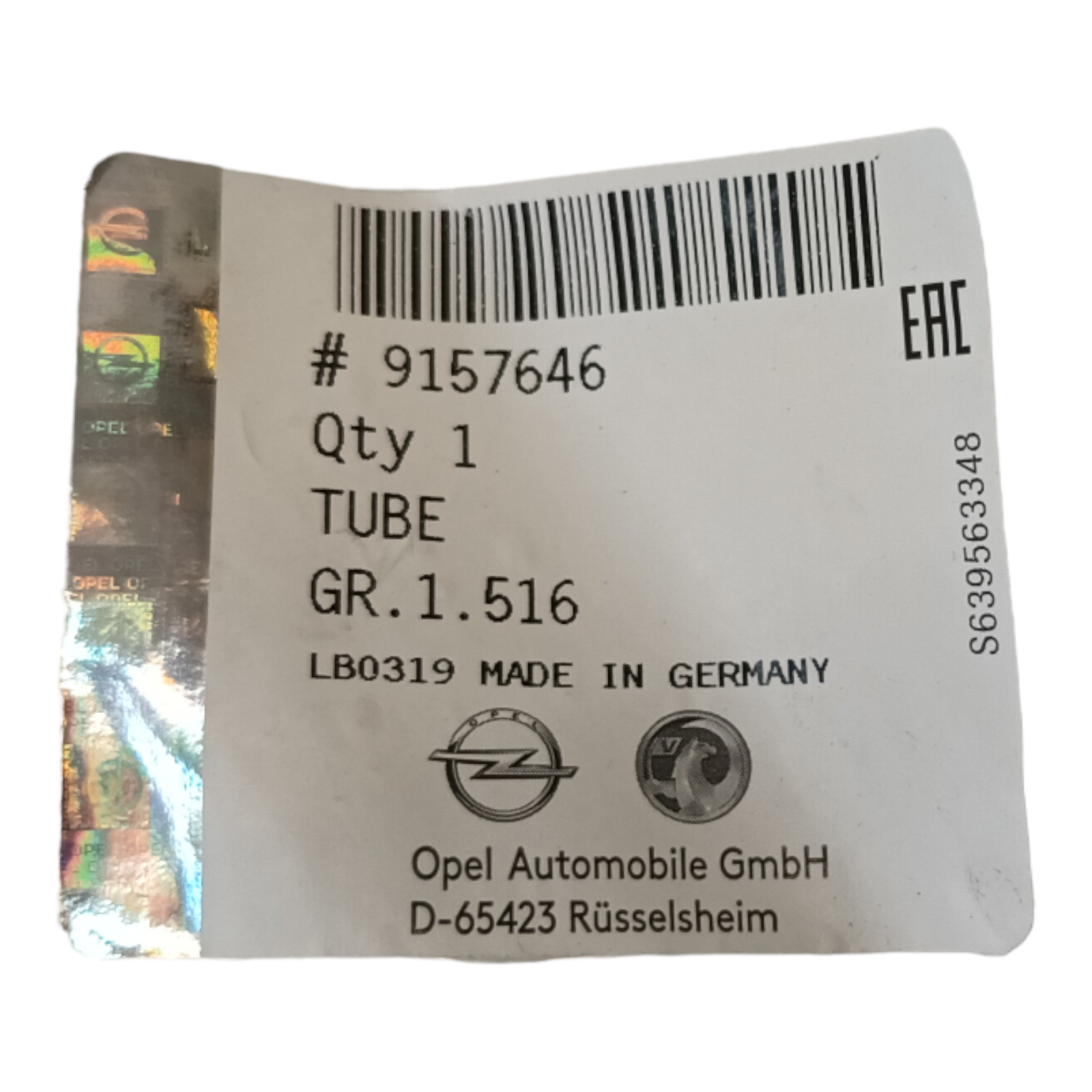 Vauxhall | Oil Level Indicator Rod Guide | 9157646 | GFN Parts