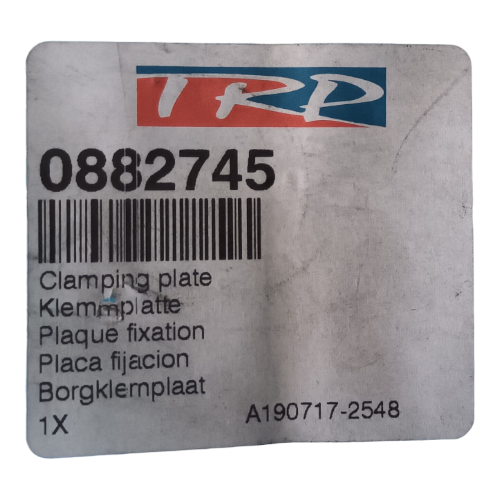 TRP | Beam Spring Clamping Plate | 0882745 | GFN Parts