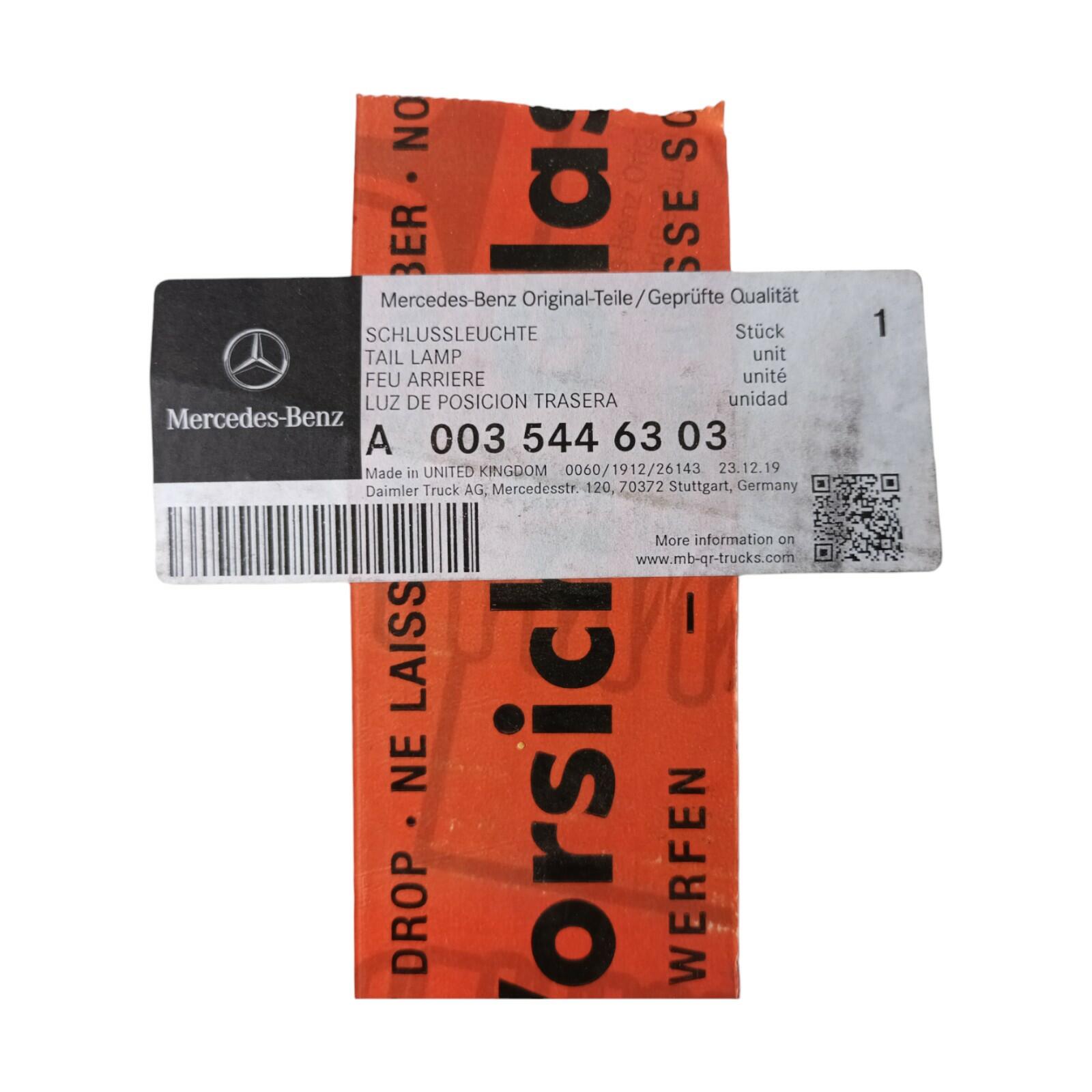 Genuine Mercedes Actros RH OS Rear lamp assembly (reverse alarm ...