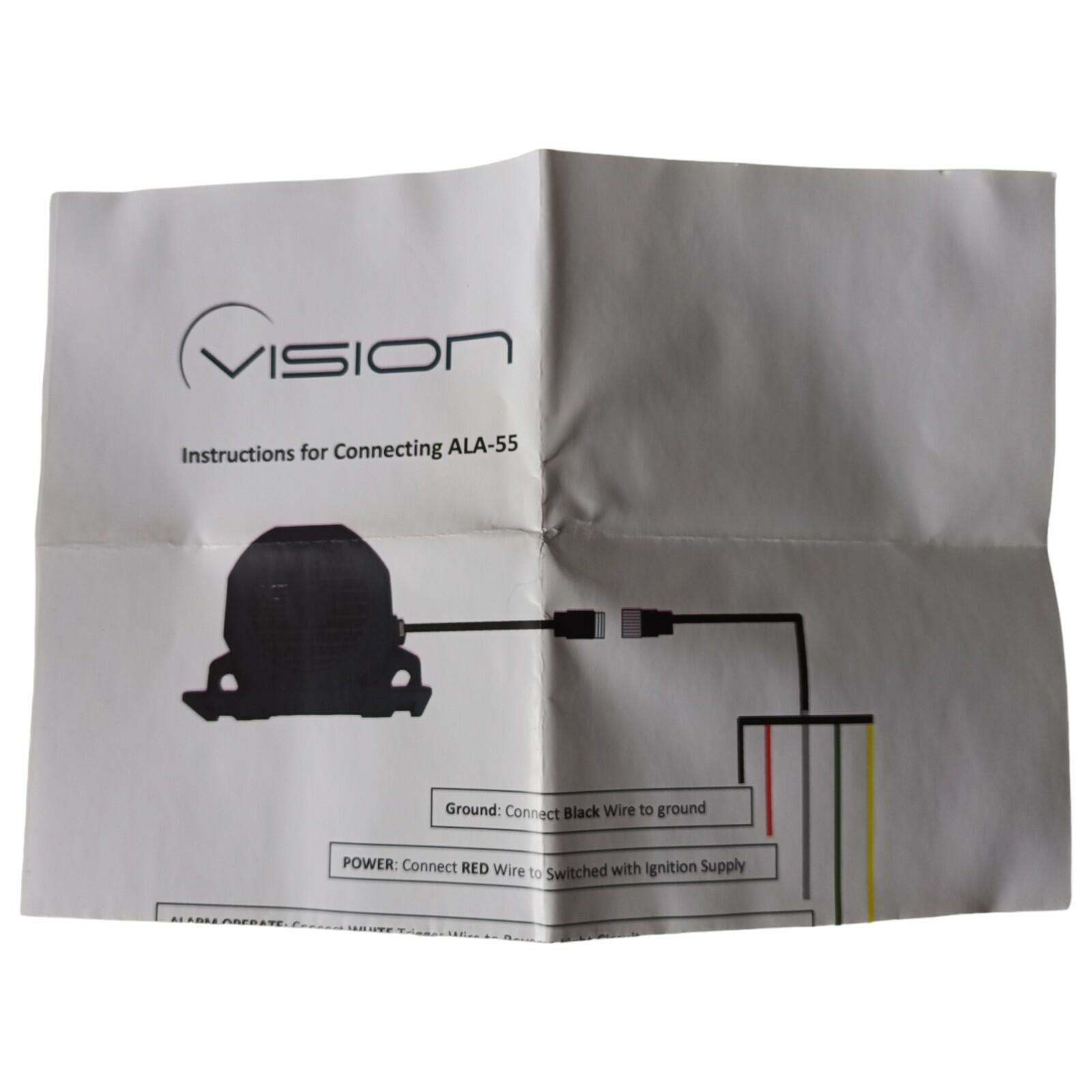Vision Reverse alarm siren (day and night mode) ALA55 – VIN Required