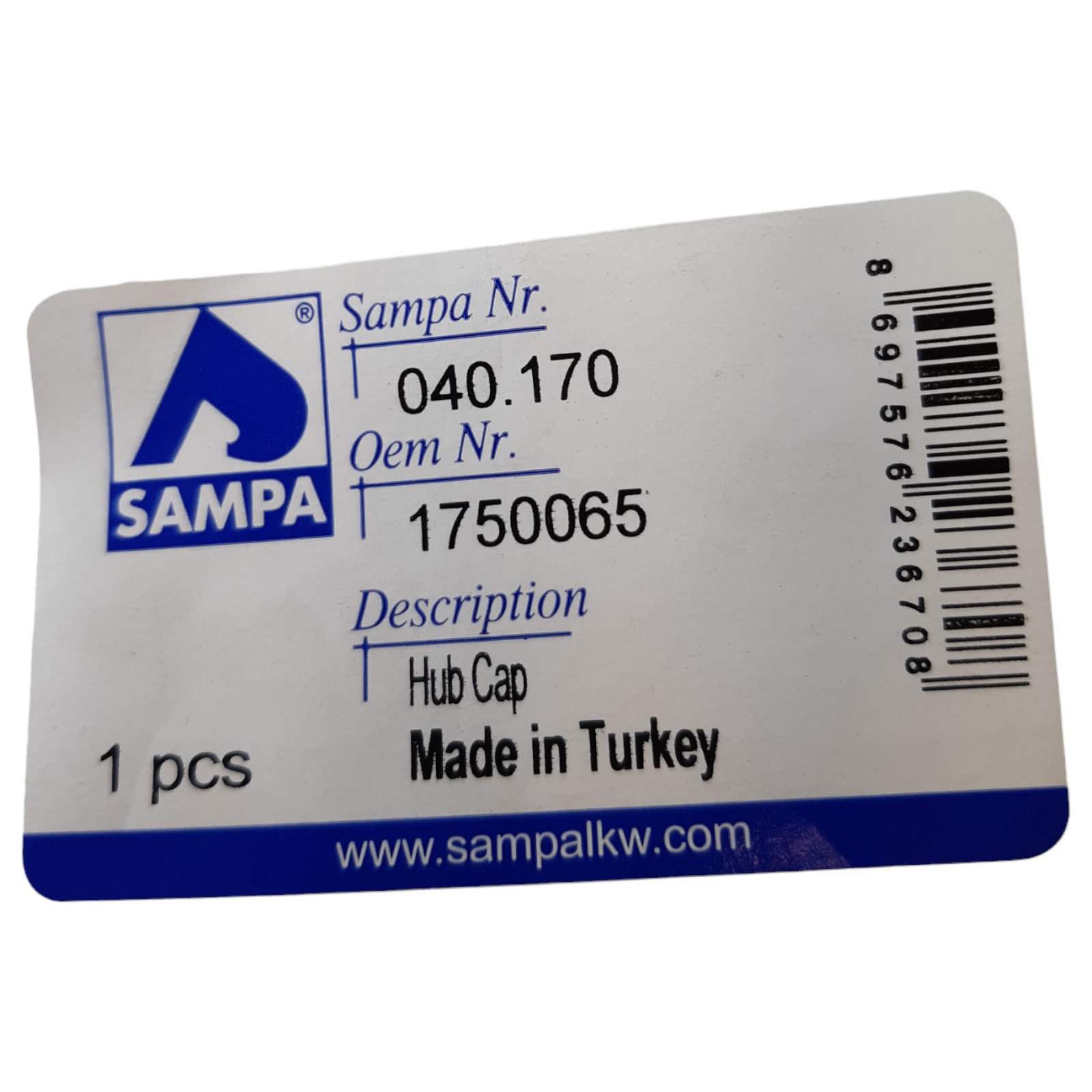 Sampa Hub cap fits Scania 040170 040.170