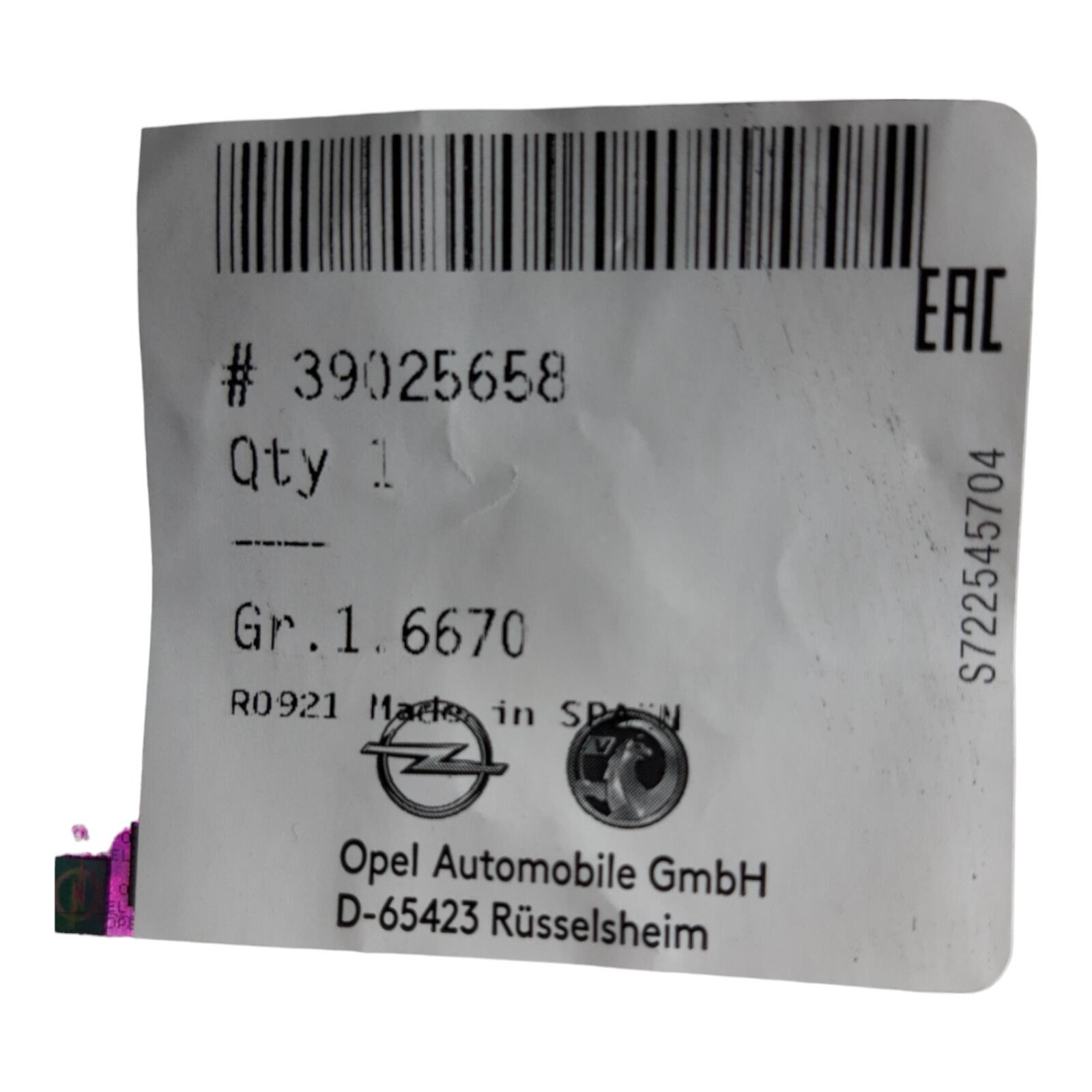 Genuine Vauxhall Latch hook 39025658