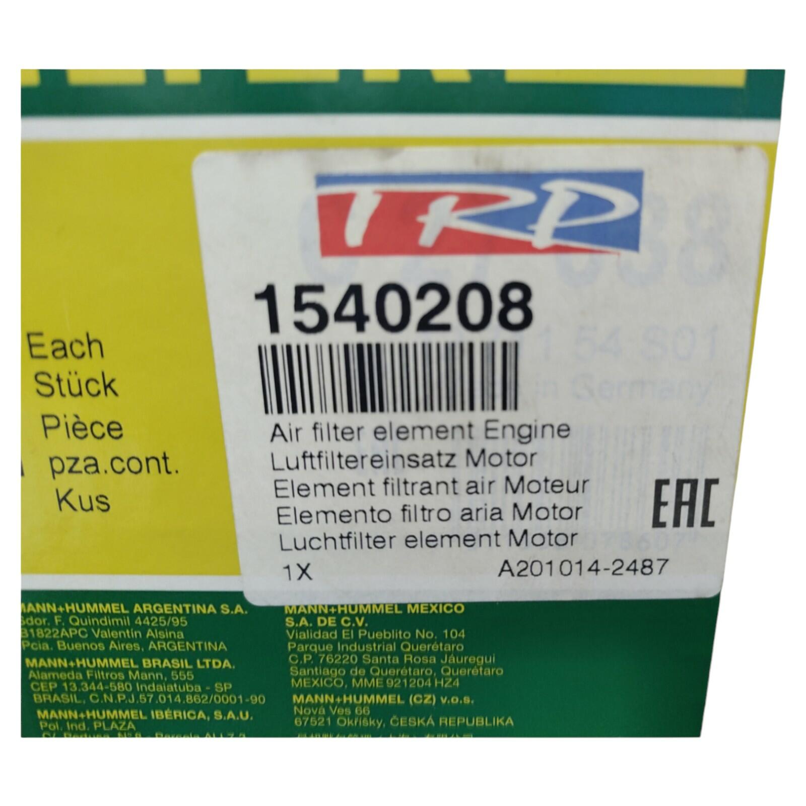 Mann Air filter fits MAN TGX TGS C27038 1540208 – VIN Required | Genui