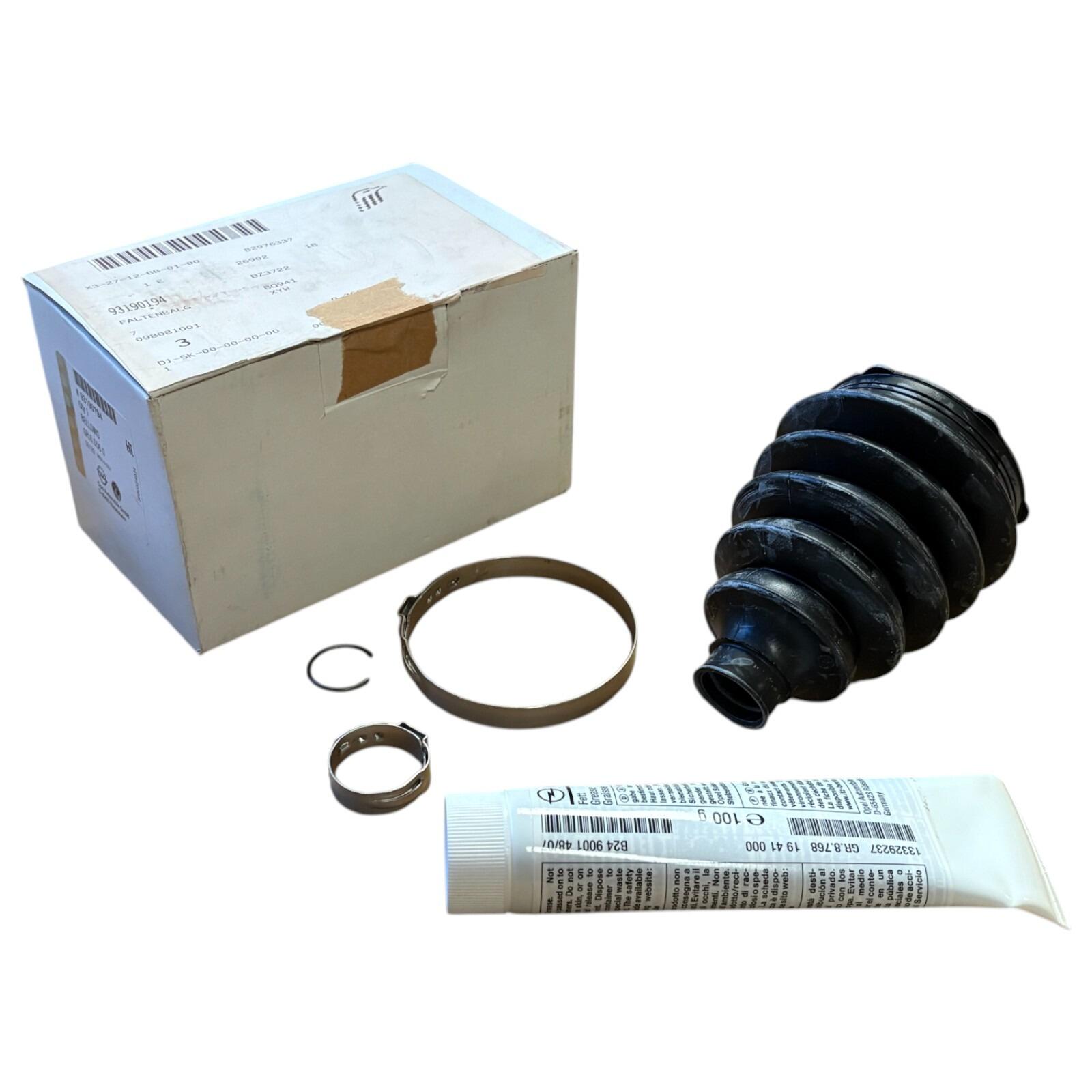 Genuine Vauxhall Adam Agila Corsa CV boot kit 93190194 | Genuine OEM P