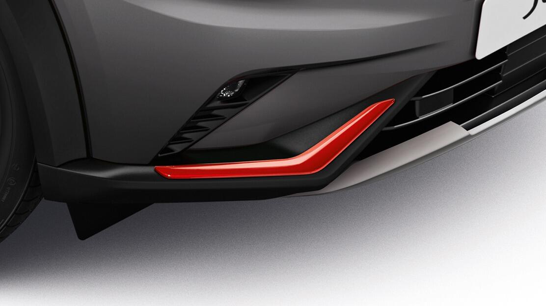 Nissan Juke F16 | Fuji Sunset Red Front Bumper Finisher Set ...