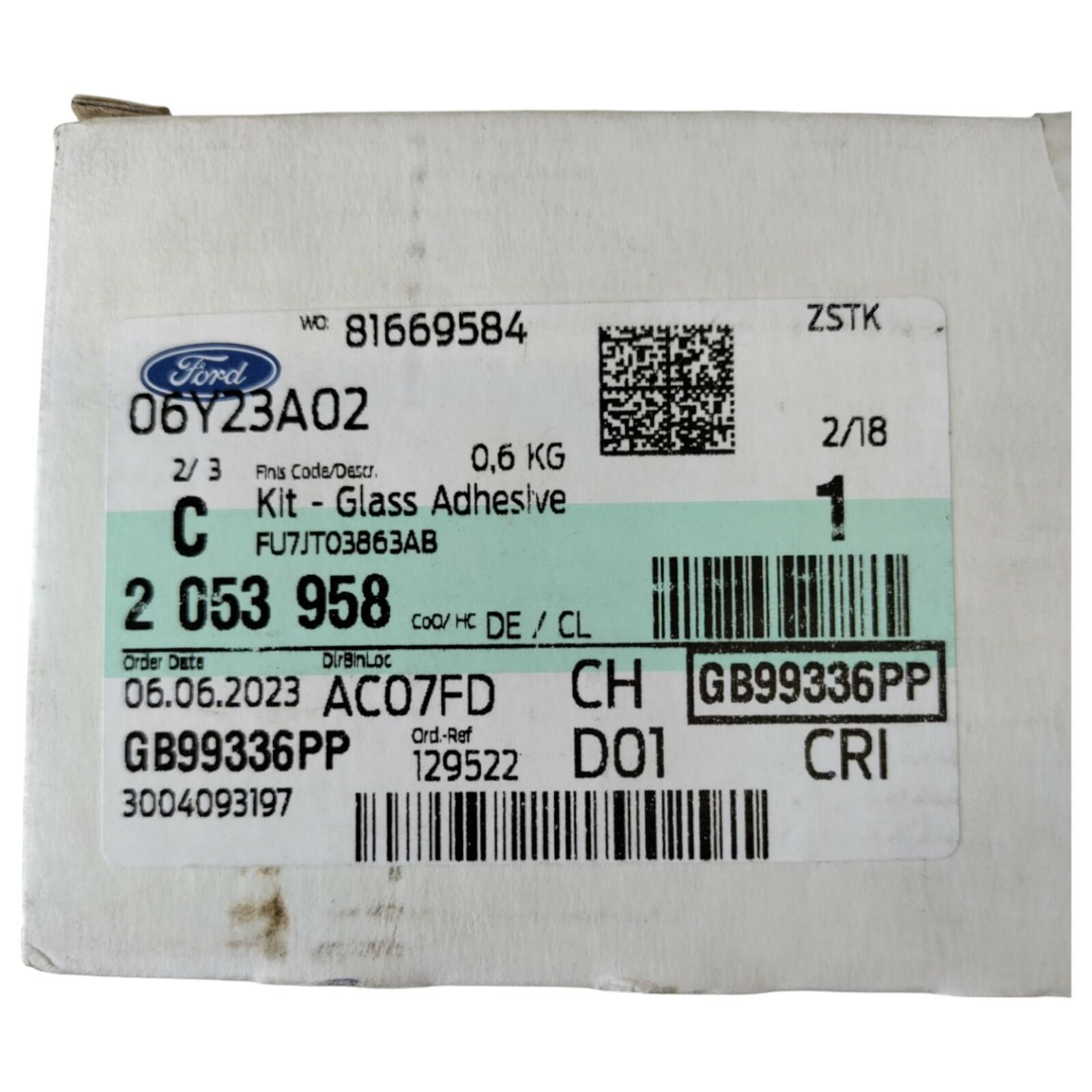 Genuine Ford Windscreen adhesive kit (exp 08/24) 2053958