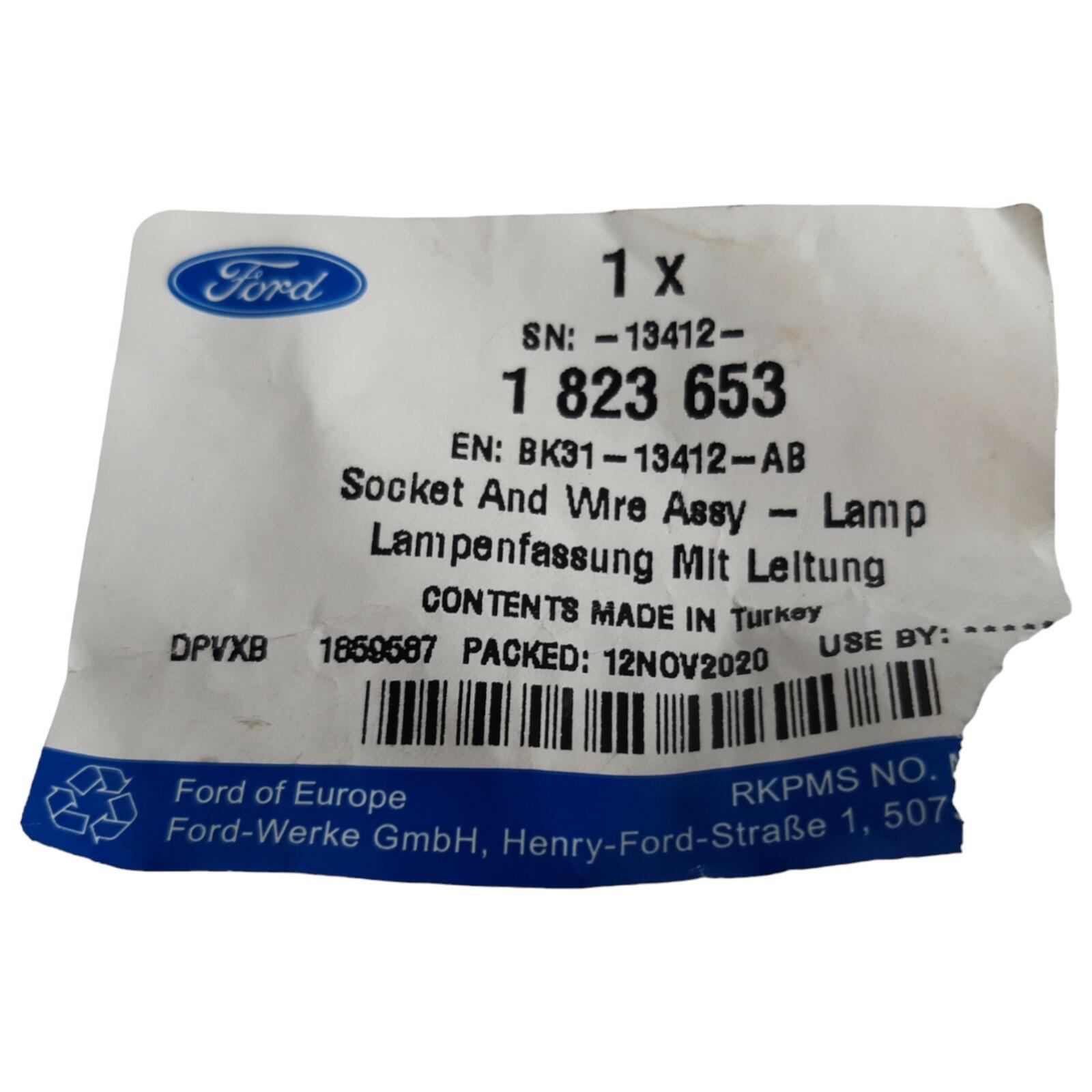 Genuine Ford Transit (TTG) Licence plate wiring loom 1823653