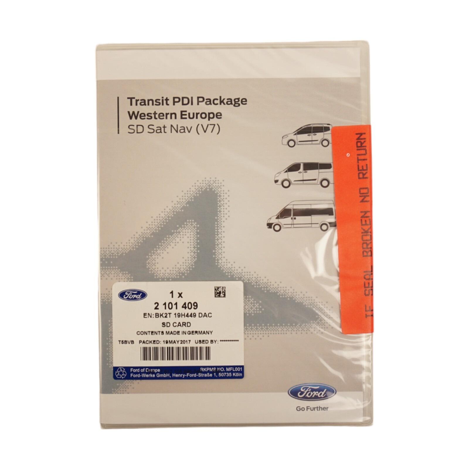 Ford Western Europe Sat Nav SD Card V7 2101409 – OEM