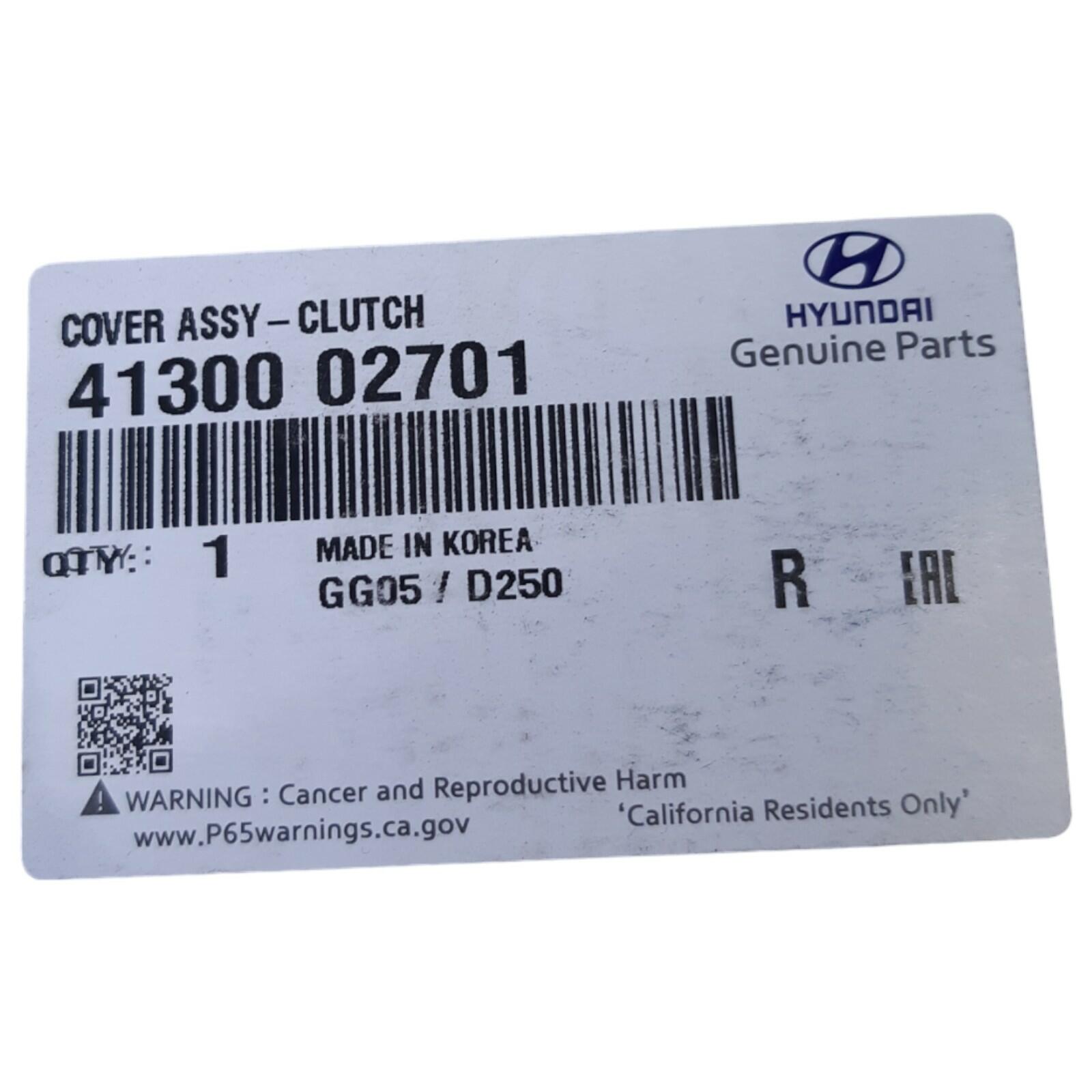 Genuine Hyundai i20 Clutch Pressure Plate 1.2 PB Mk1 4130002701