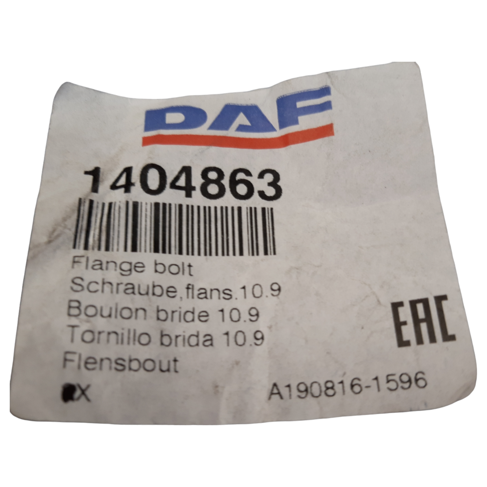 Genuine DAF Flange Bolt 1404863