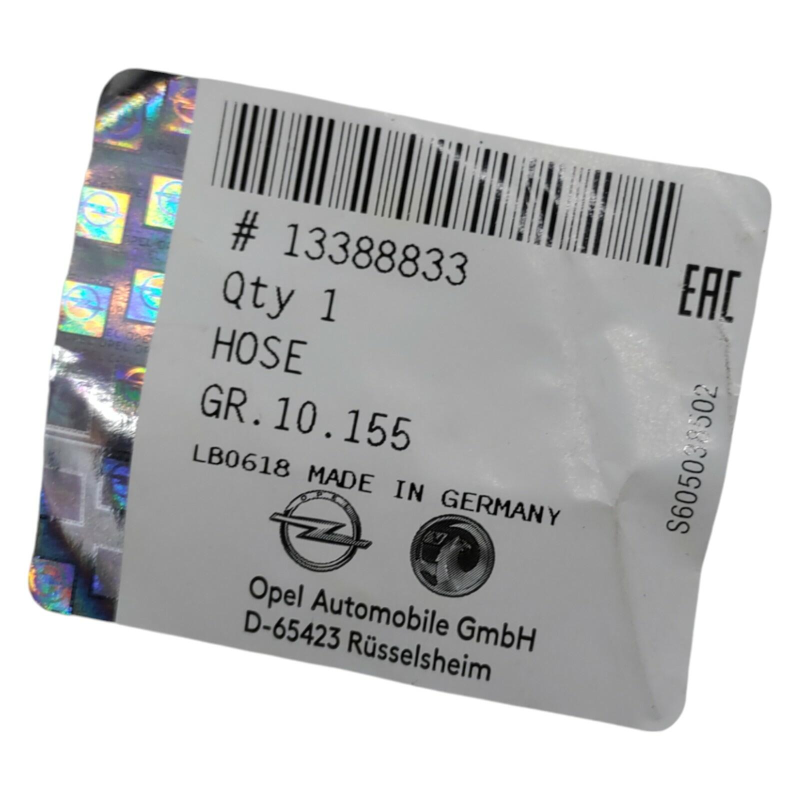 Genuine Vauxhall Tailgate washer hose 13388833