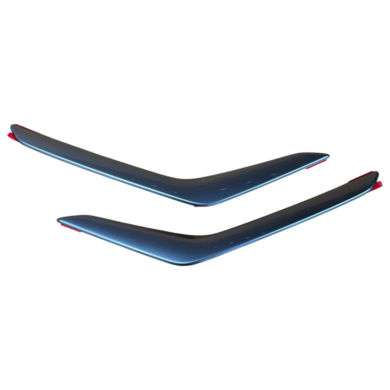 Genuine Nissan Juke (F16) Front bumper finishers (dark silver) KE6106P1DS