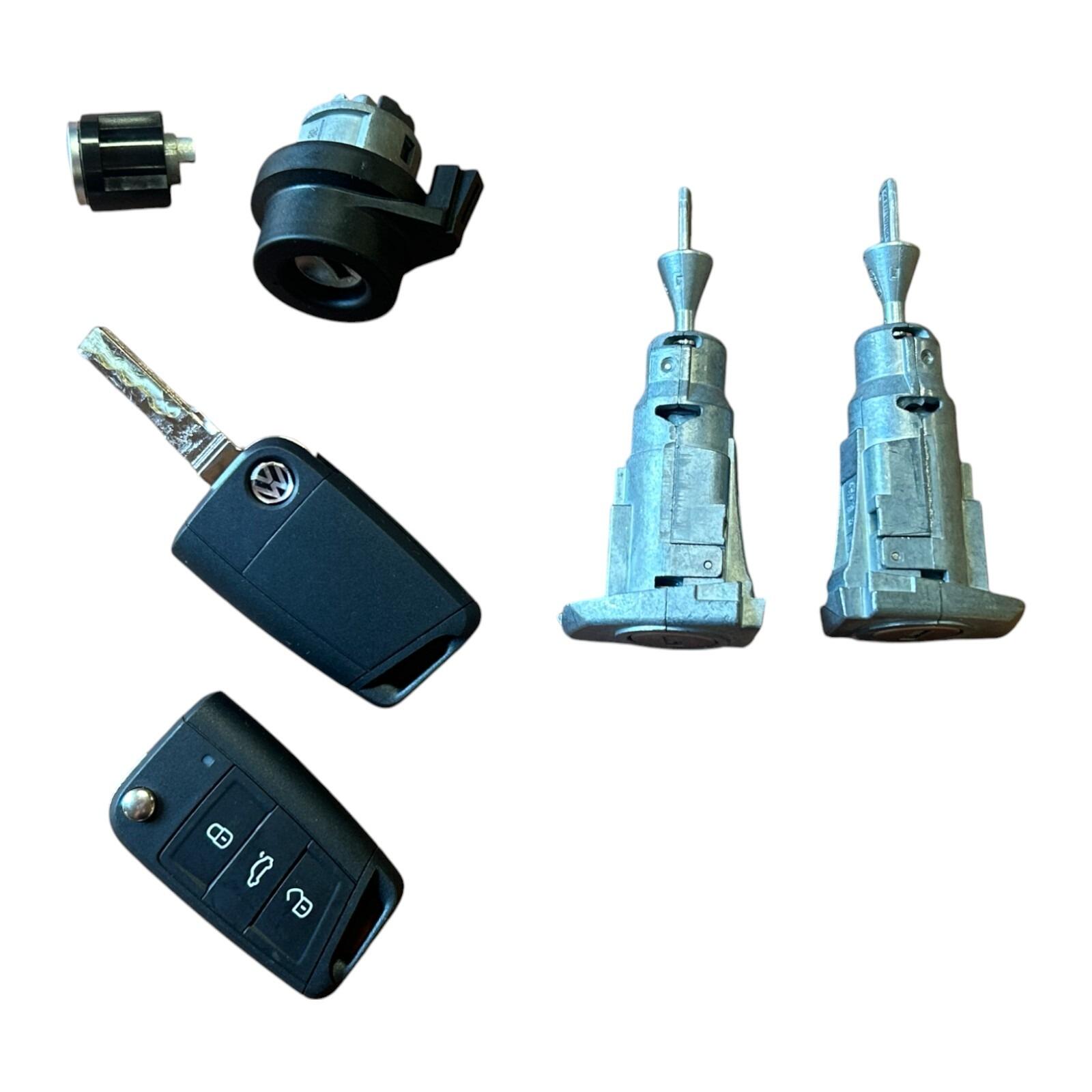 Genuine Volkswagen Lock with two keys 5G0898375GINF