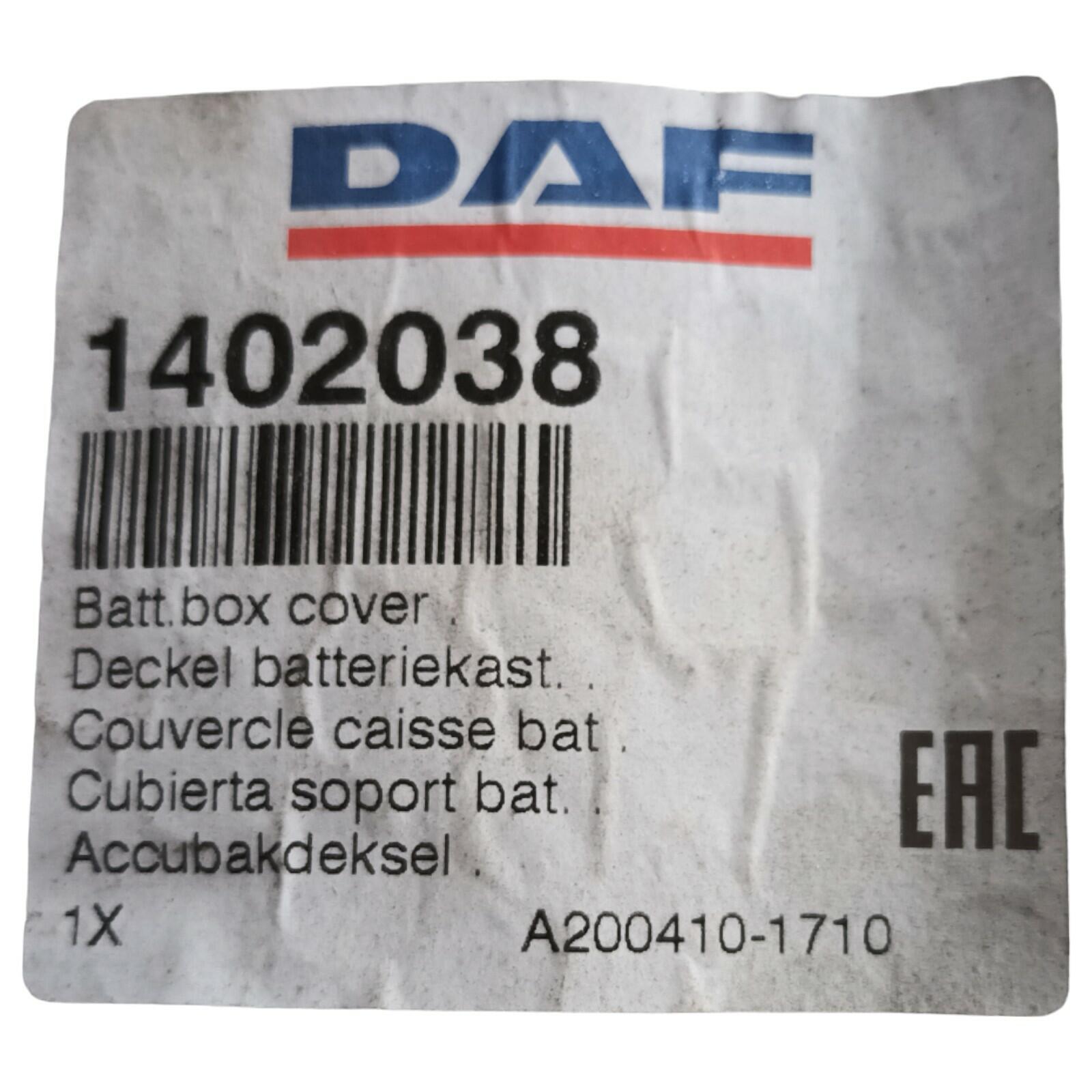 Genuine DAF LF Battery cover box 1402038
