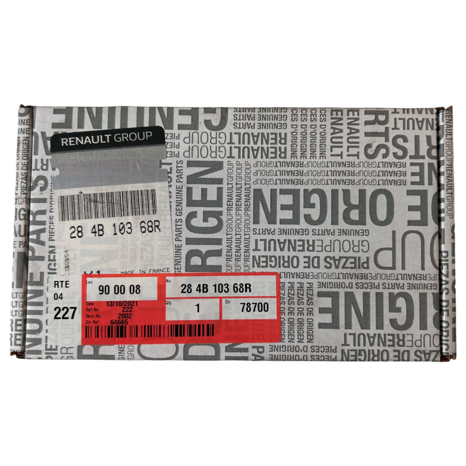 Genuine Renault Body control module 284B10368R